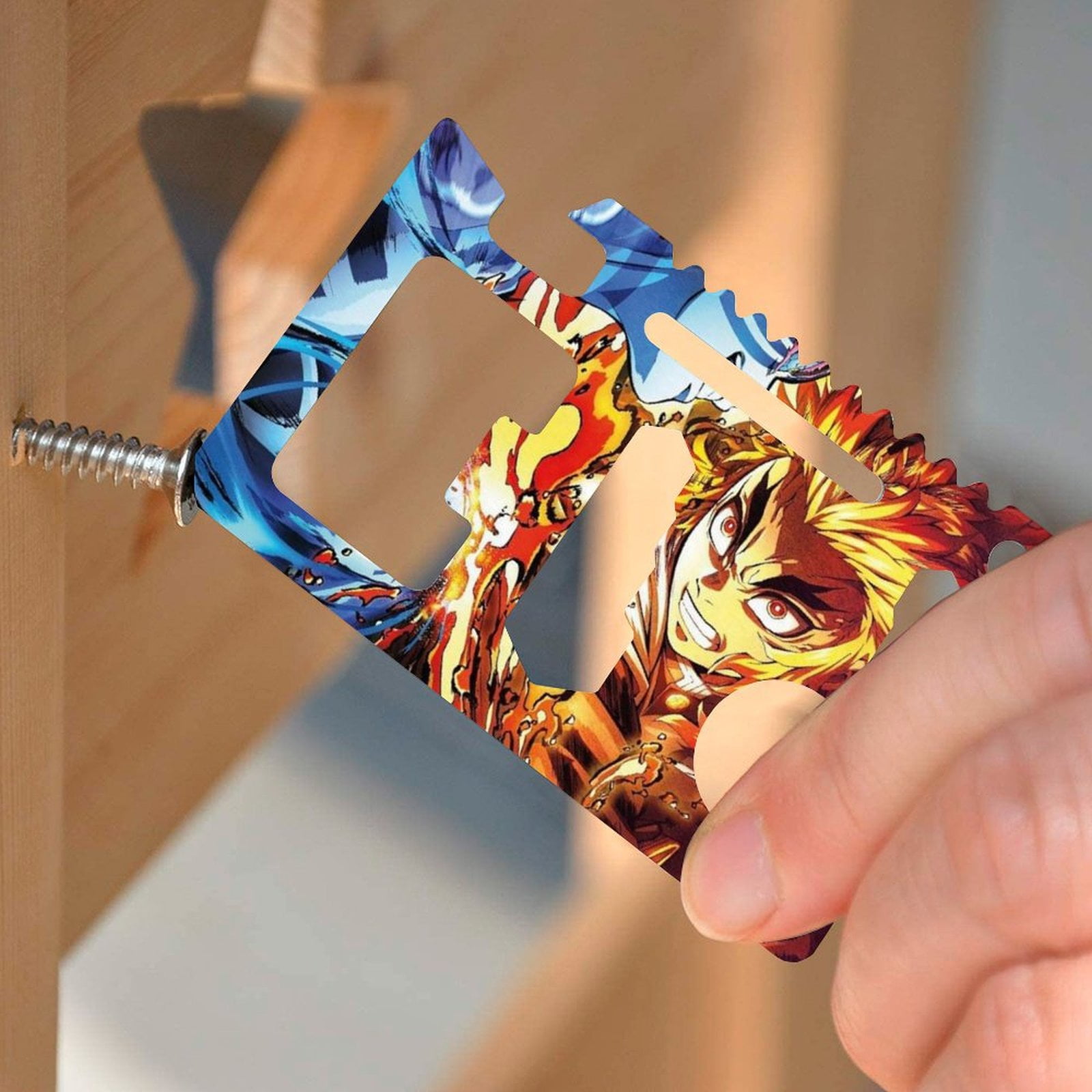 Demon Slayer Multitool Credit Card Sized Pocket Tool, 11-in-1 Wallet ...