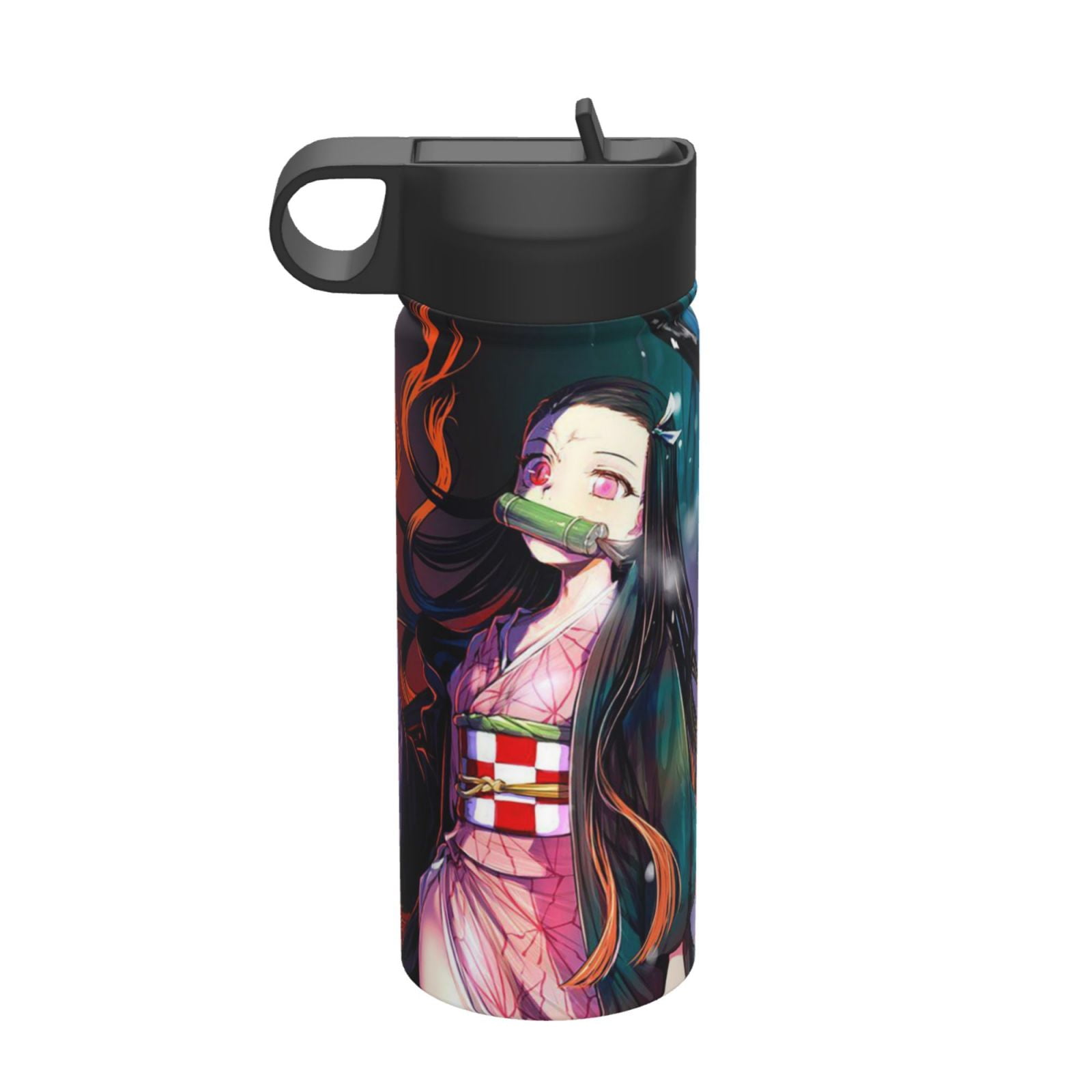 Demon Slayer Nezuko 18 Oz Insulated Water Bottle, Reusable Stainless ...