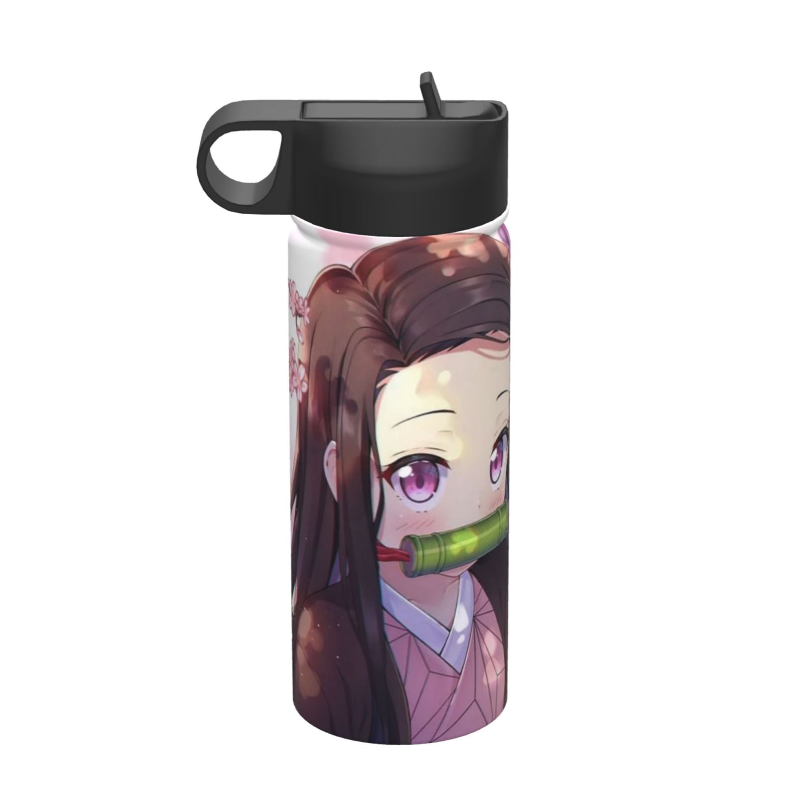 Demon Slayer Nezuko 18 Oz Insulated Water Bottle, Reusable Stainless ...