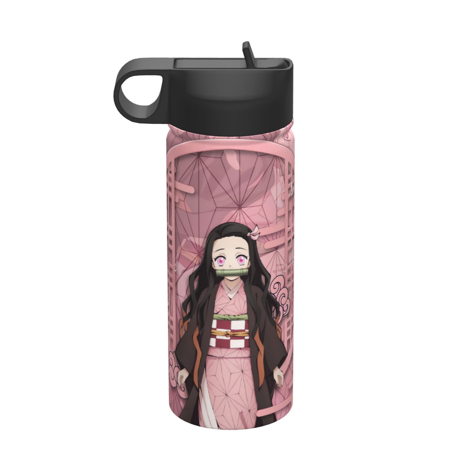 Demon Slayer Nezuko 18 Oz Insulated Water Bottle, Reusable Stainless ...