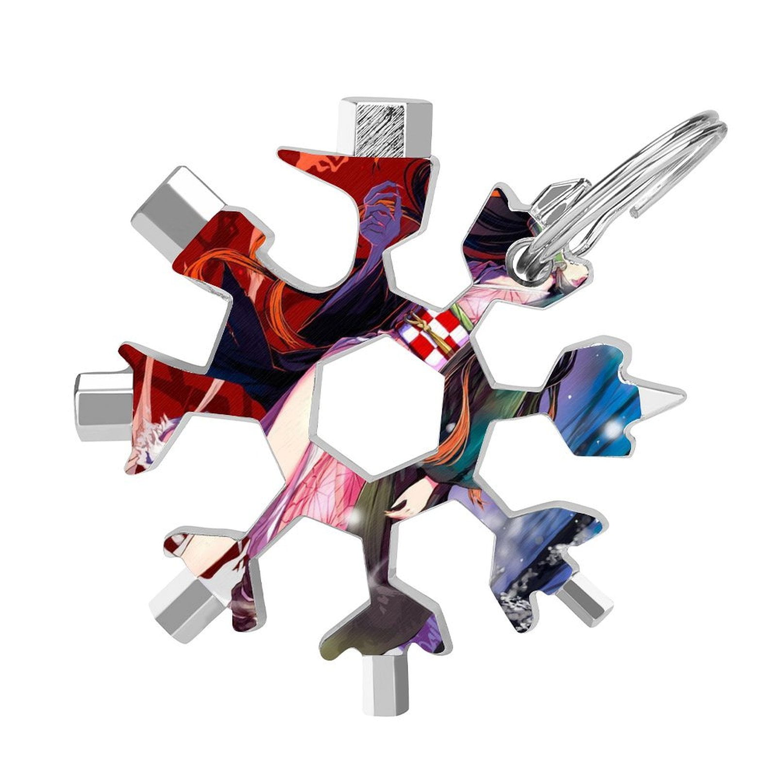 Demon Slayer Nezuko 19-in-1 Snowflake Multi Tool, Bottle Opener/Flat ...