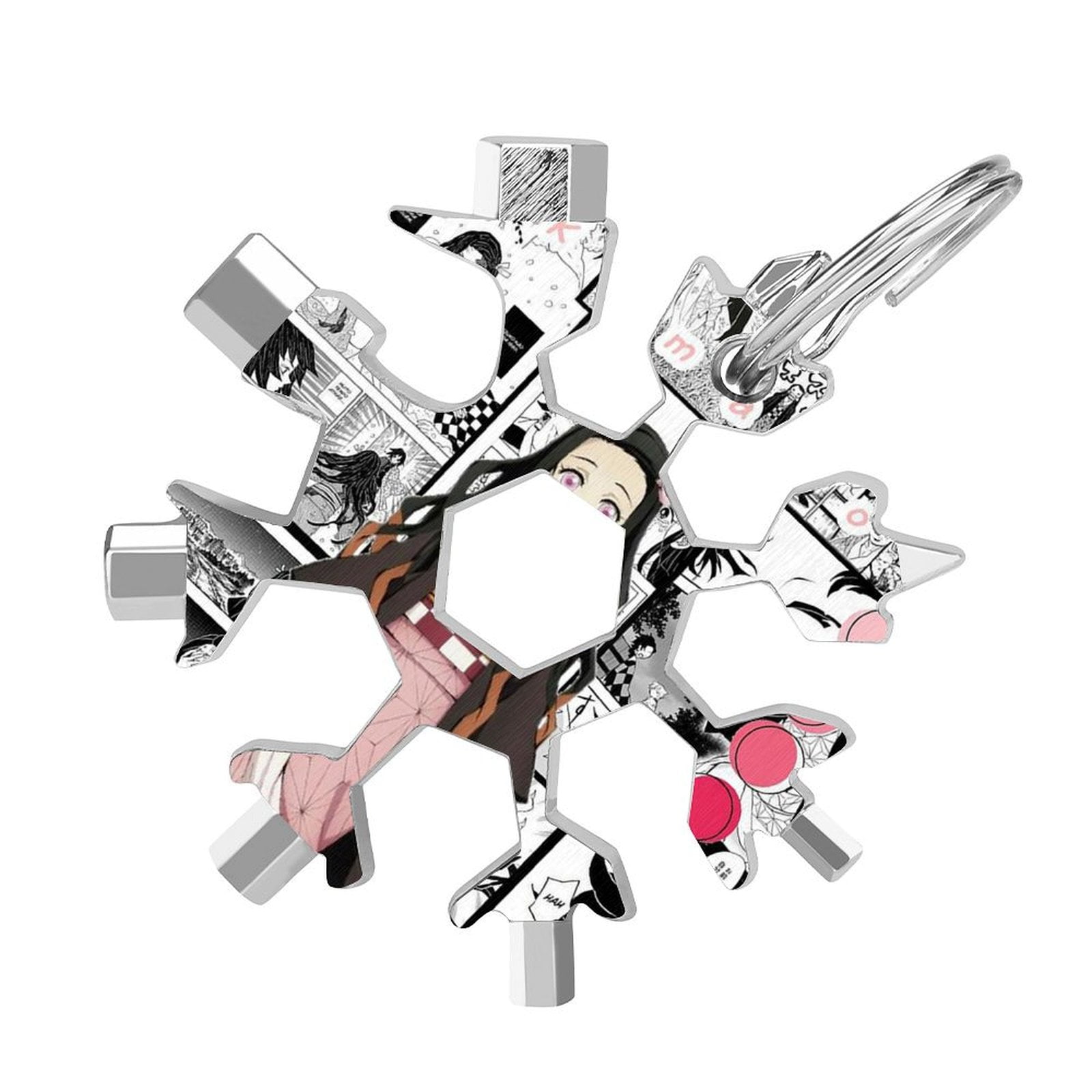 Demon Slayer Nezuko 19-in-1 Snowflake Multi Tool, Bottle Opener/Flat ...