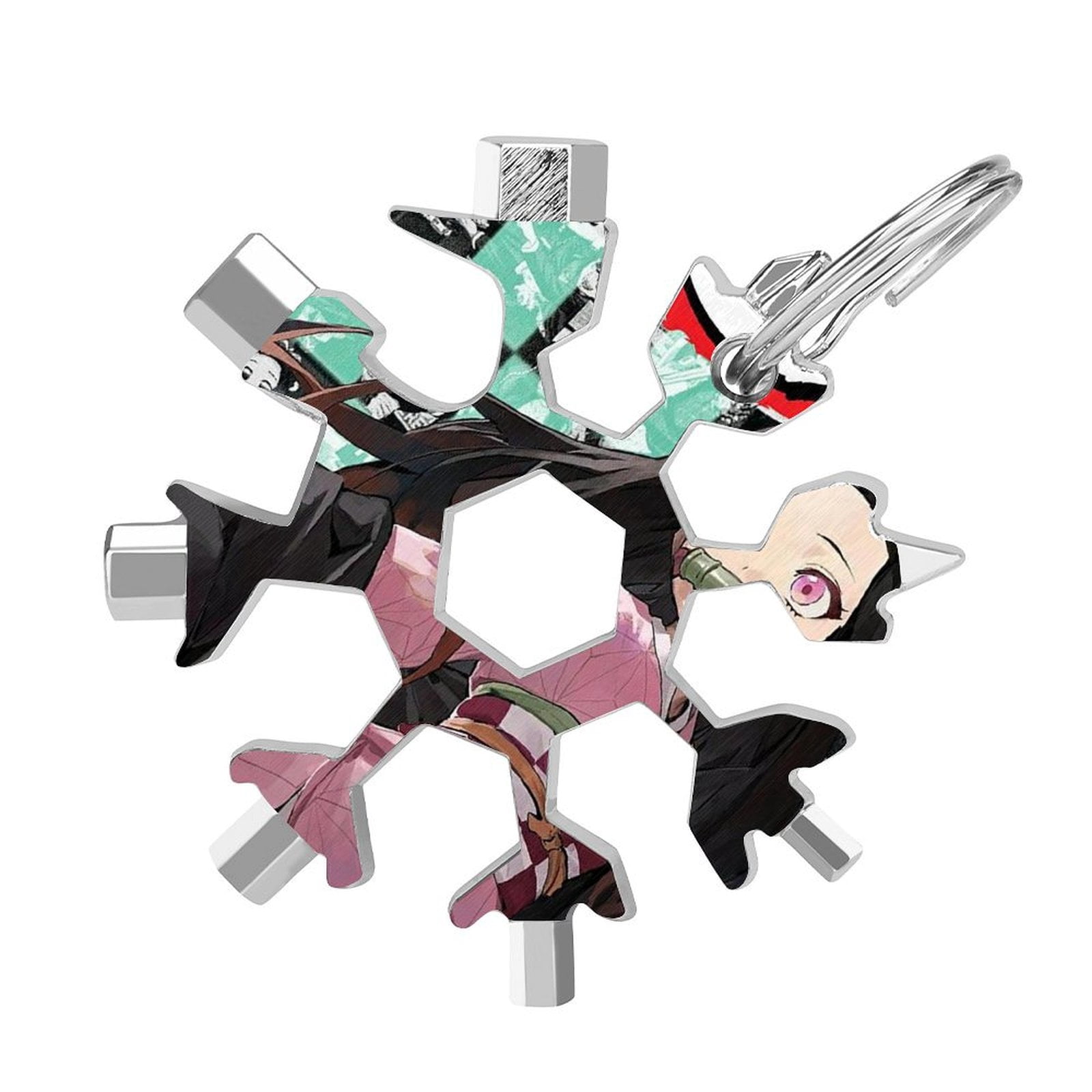 Demon Slayer Nezuko 19-in-1 Snowflake Multi Tool, Bottle Opener/Flat ...