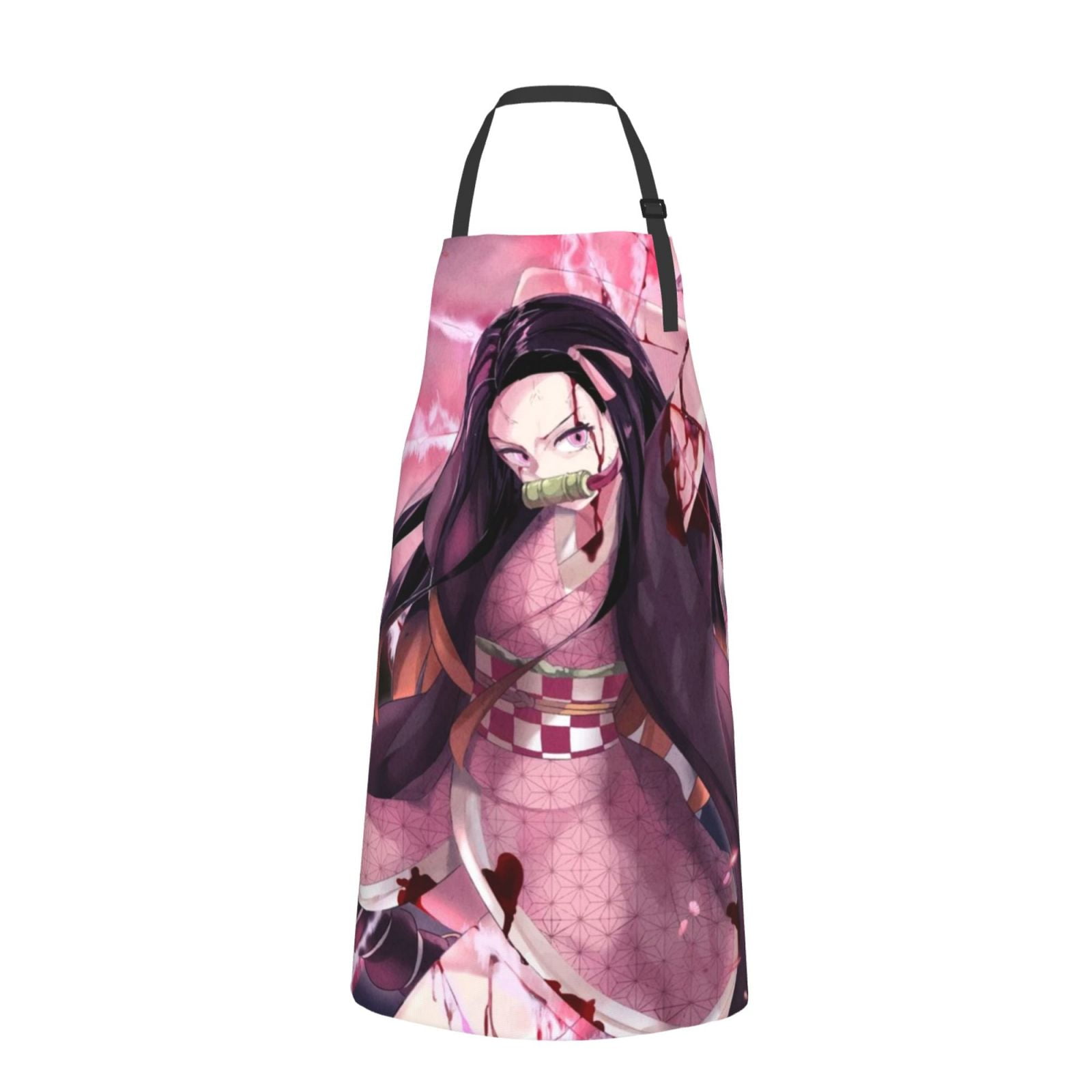 Demon Slayer Nezuko Adjustable Bib Apron, Waterdrop Resistant Aprons ...