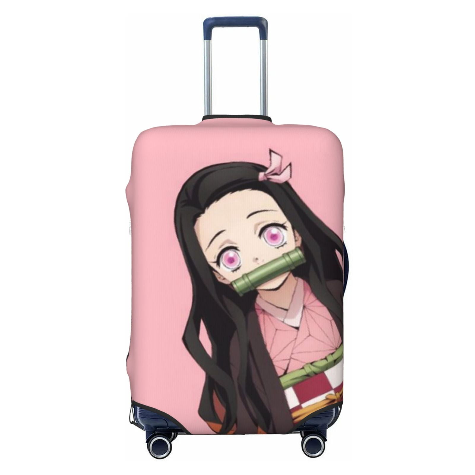 Demon Slayer Nezuko Anime Protective Suitcase Cover Elastic Travel ...