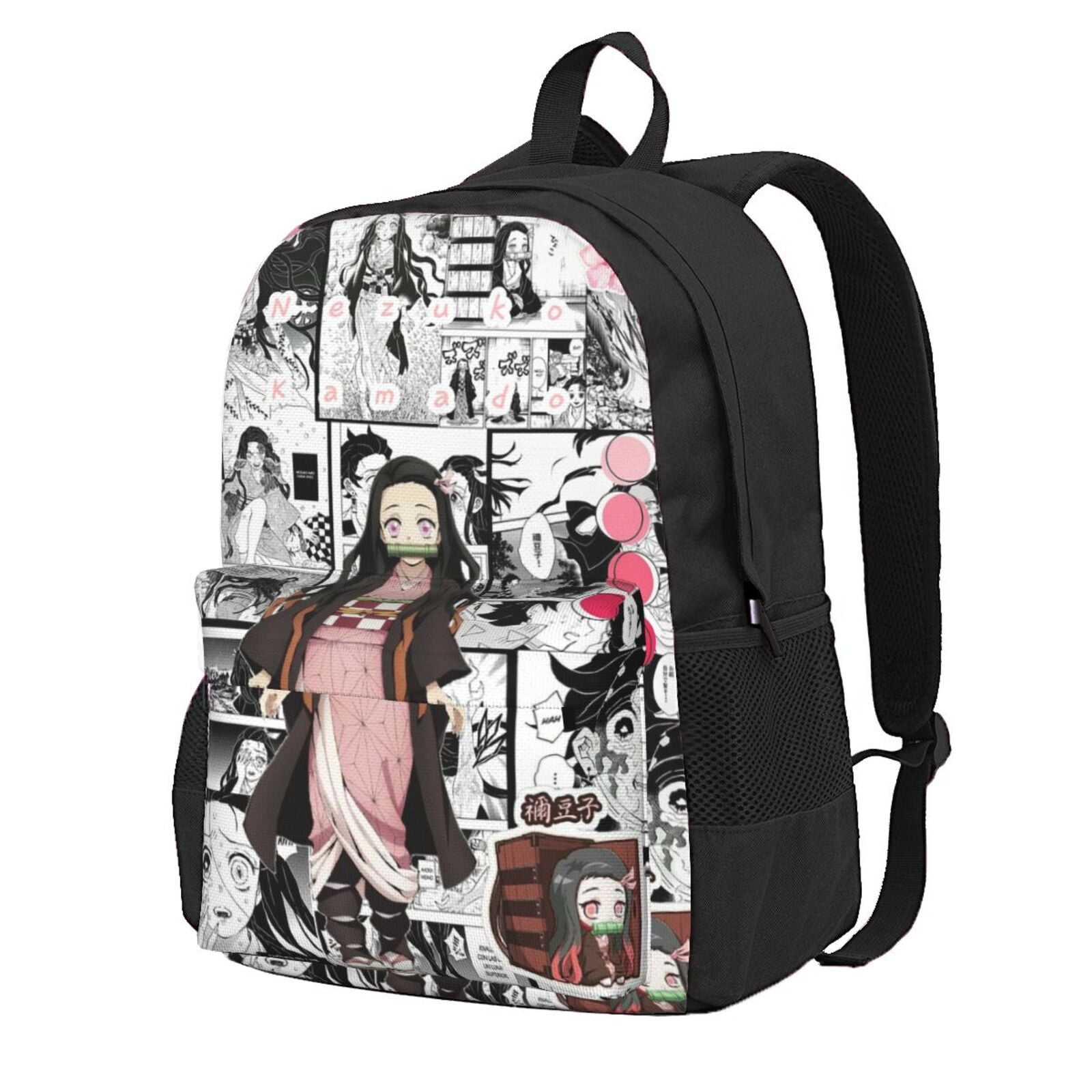 Demon Slayer Nezuko Backpack Book Bags Casual Daypack For Travel Work ...