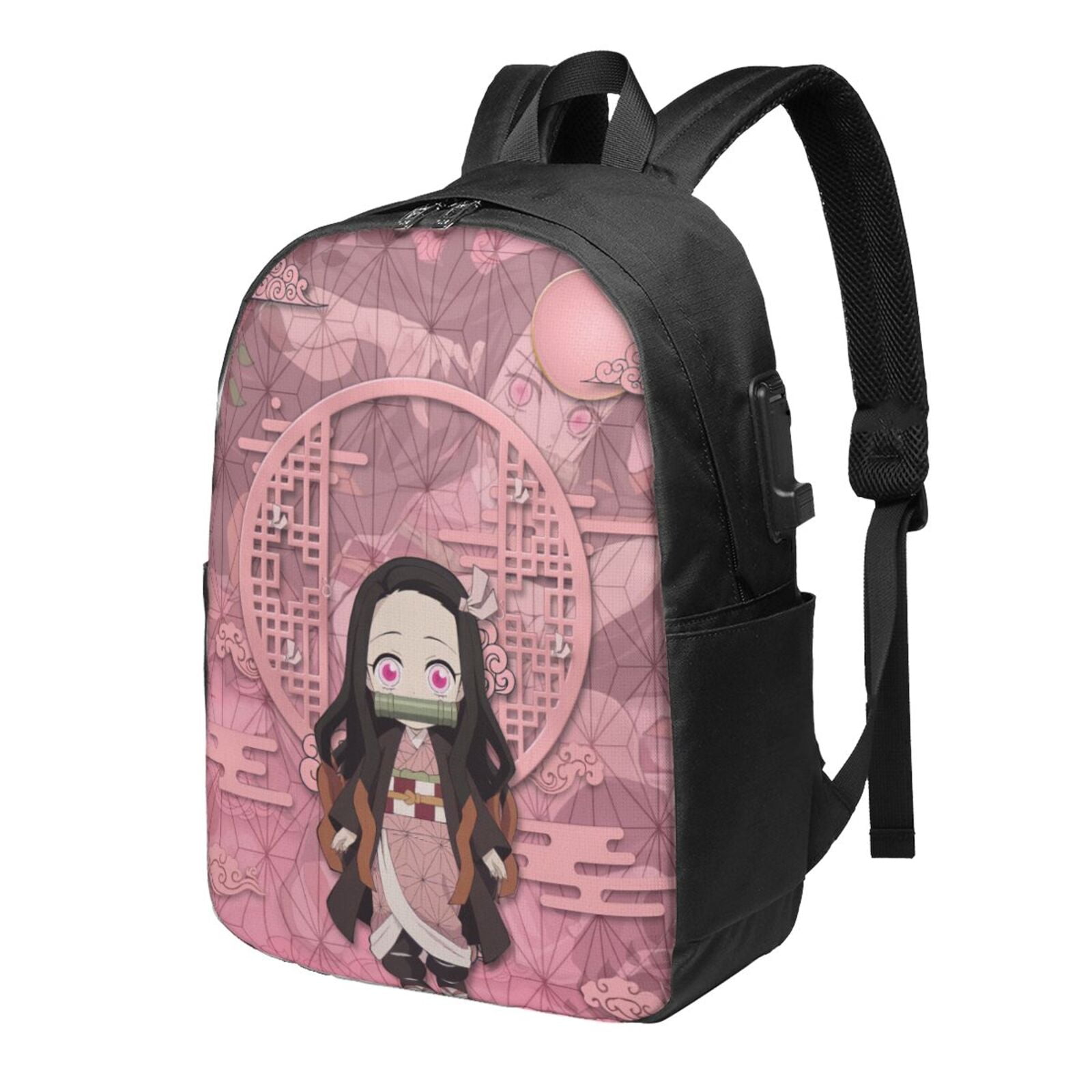 Demon Slayer Nezuko Backpack Book Bags Casual Daypack For Travel Work ...