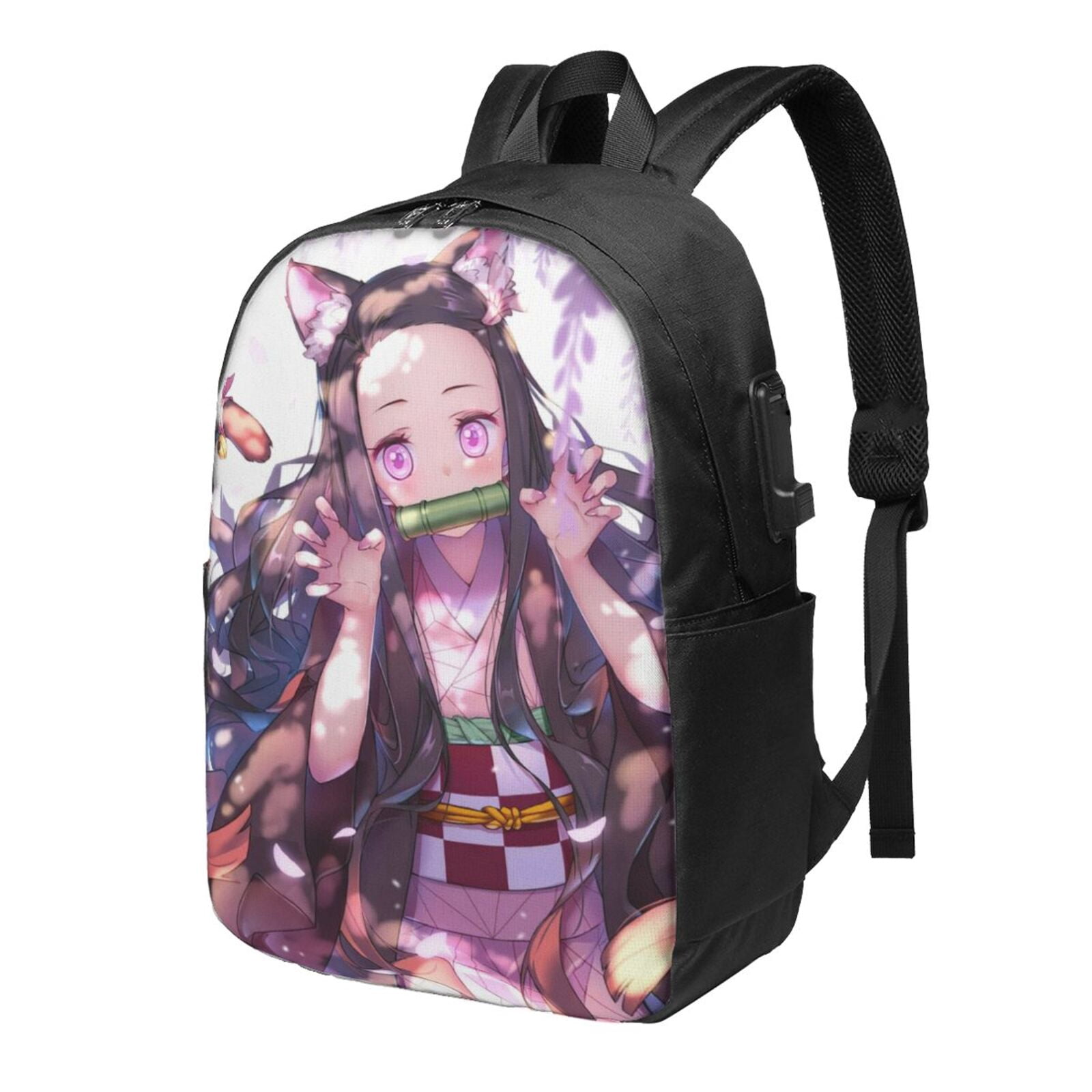 Demon Slayer Nezuko Backpack Book Bags Casual Daypack For Travel Work ...