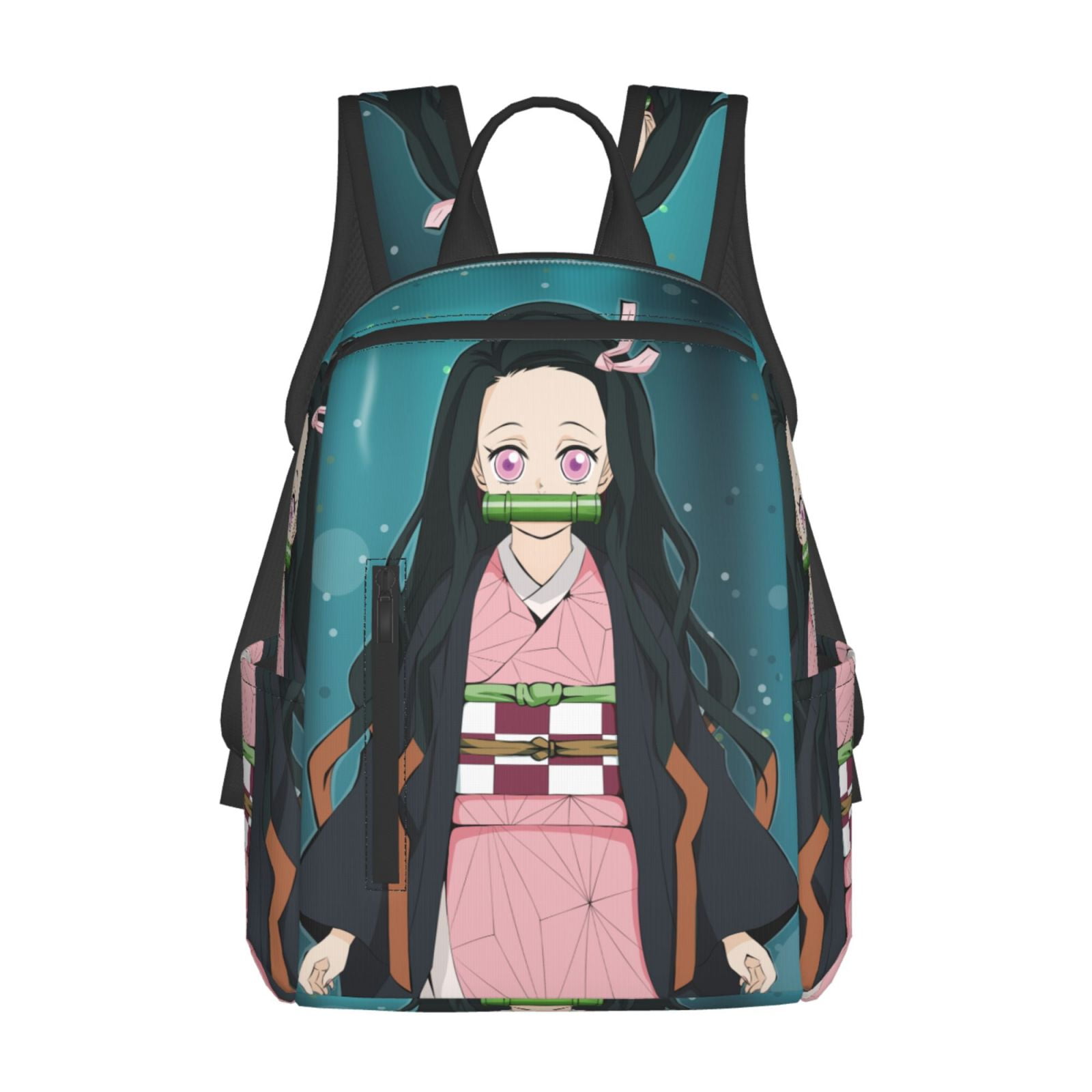 Demon Slayer Nezuko Backpack Book Bags Casual Daypack For Travel Work ...