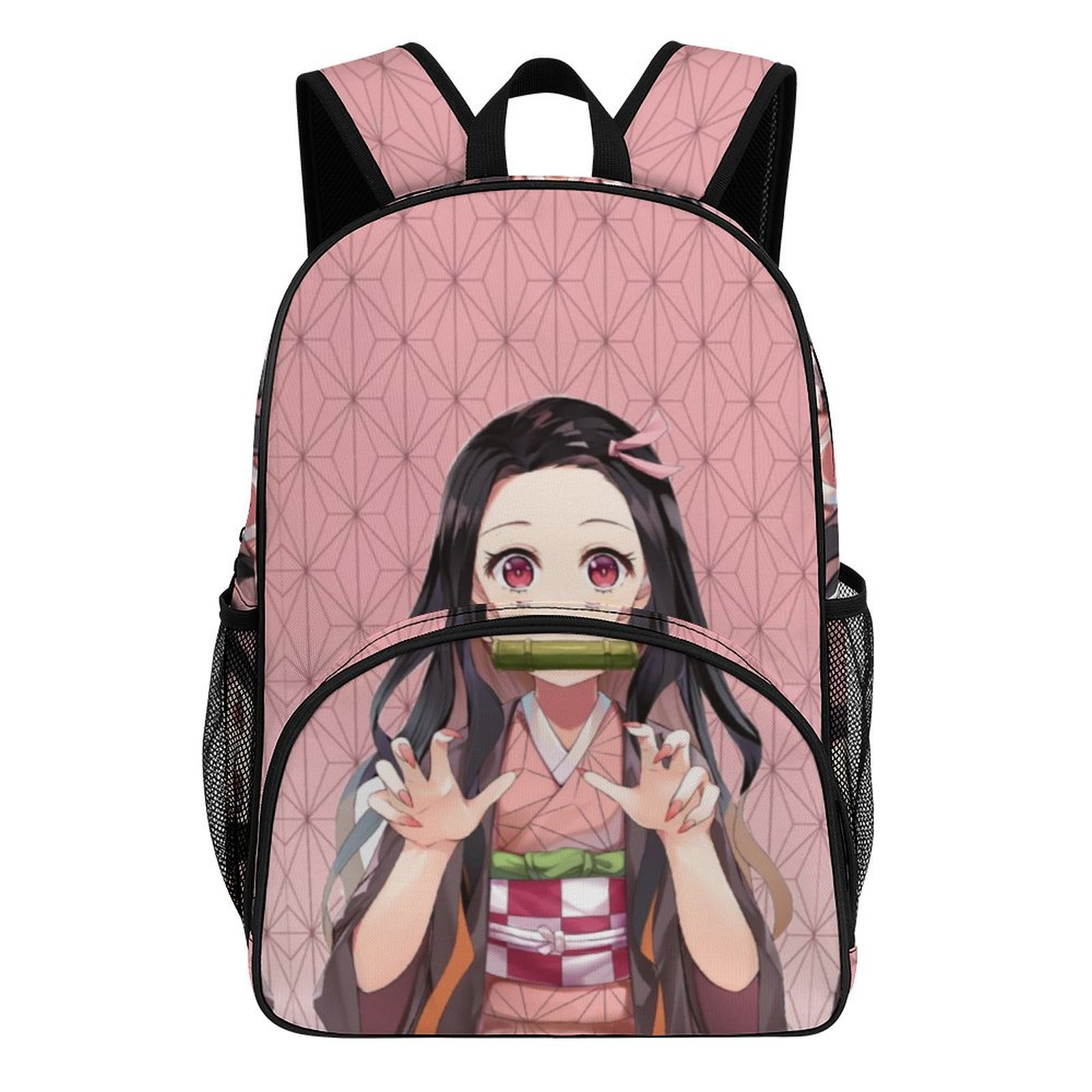 Demon Slayer Nezuko Backpacks Bookbag Casual Daypack Backpacks for ...