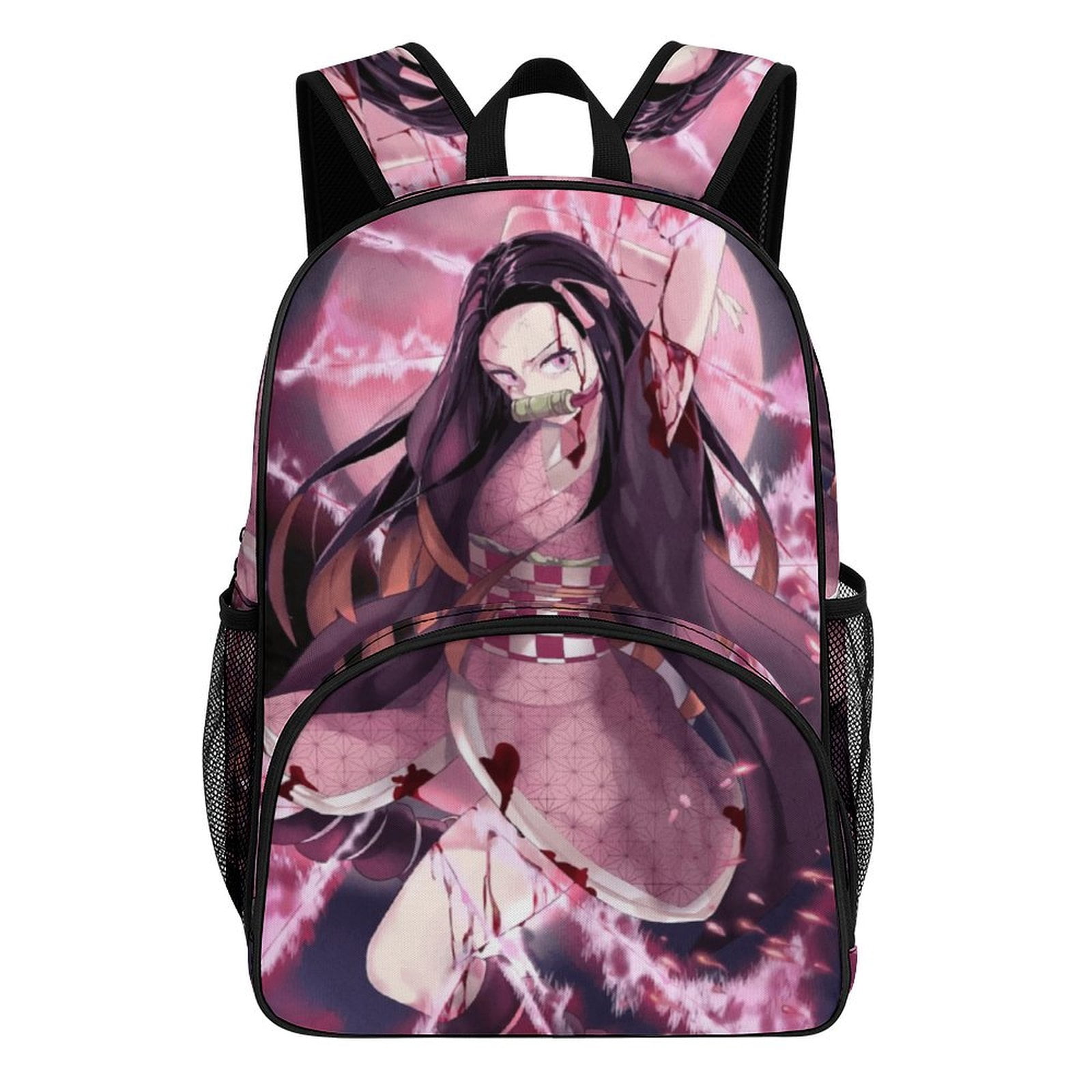 Demon Slayer Nezuko Backpacks Bookbag Casual Daypack for Travel Camping ...