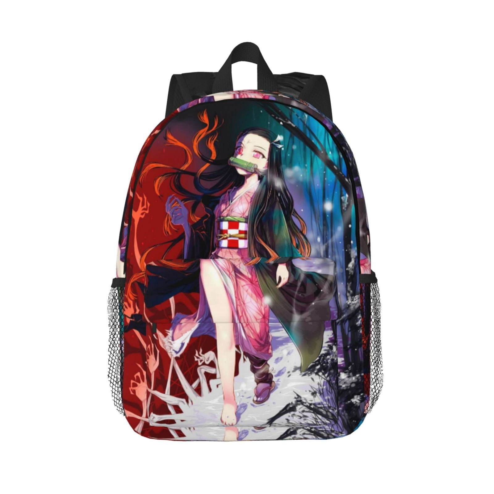 Demon Slayer Nezuko Backpac Large Capacity Laptop Bags Lightweight Work ...