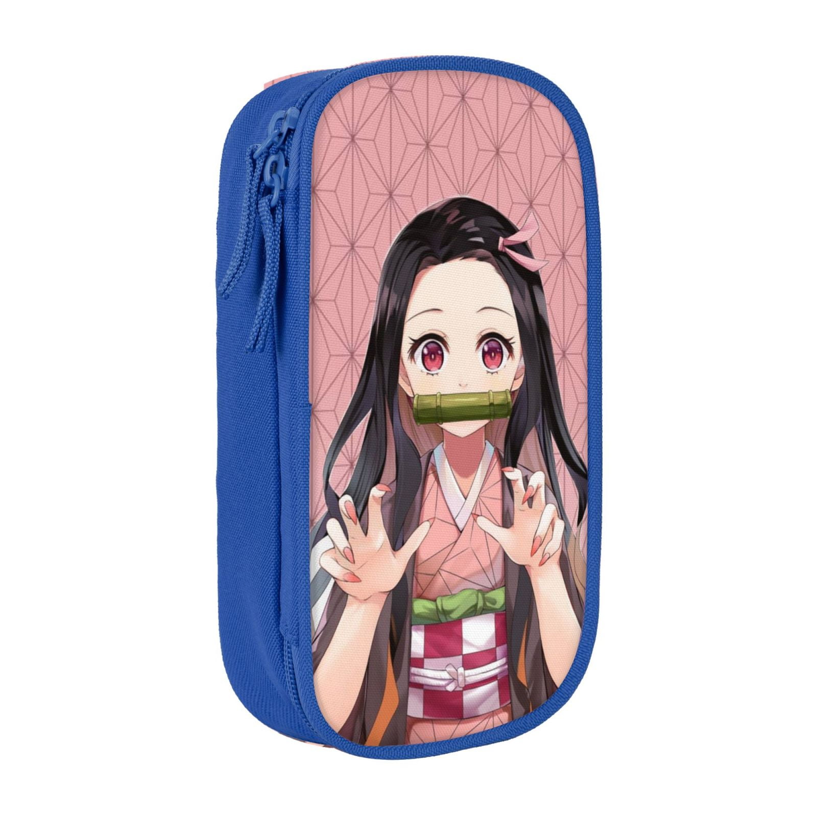 Demon Slayer Nezuko Big Capacity Pencil Case, Large Pencil Pouch Pen ...