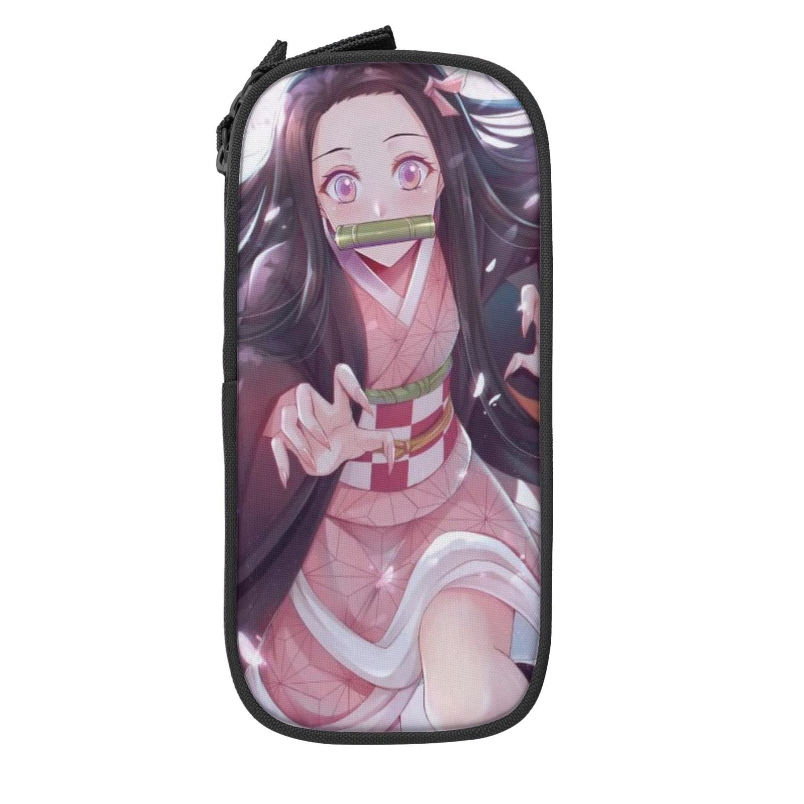 Demon Slayer Nezuko Big Capacity Pencil Case, Large Storage Pencil ...