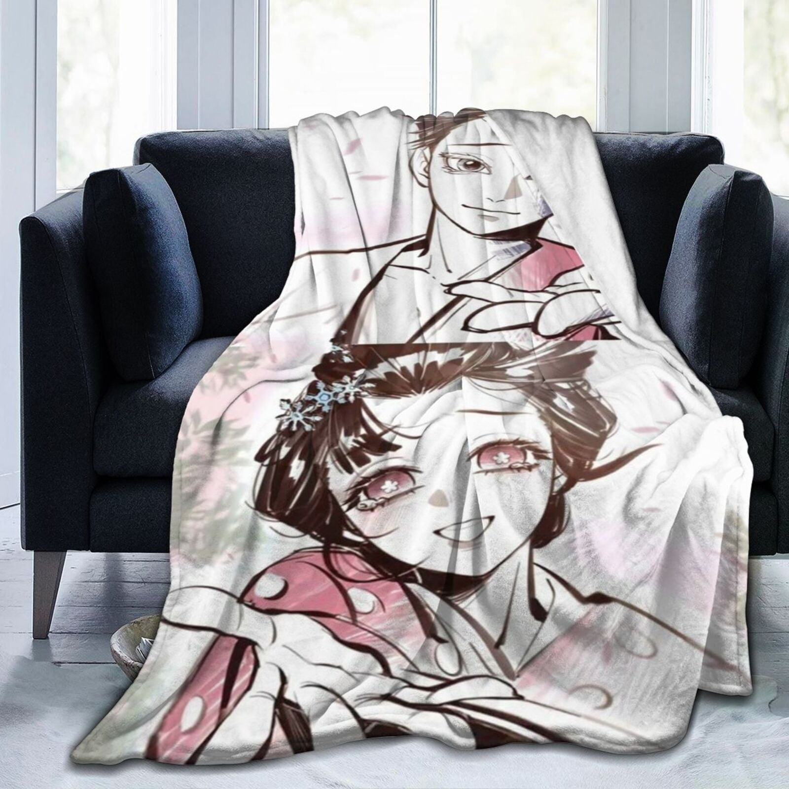 Demon Slayer Nezuko Blanket – Cute and Cozy Anime Throw Blanket ...
