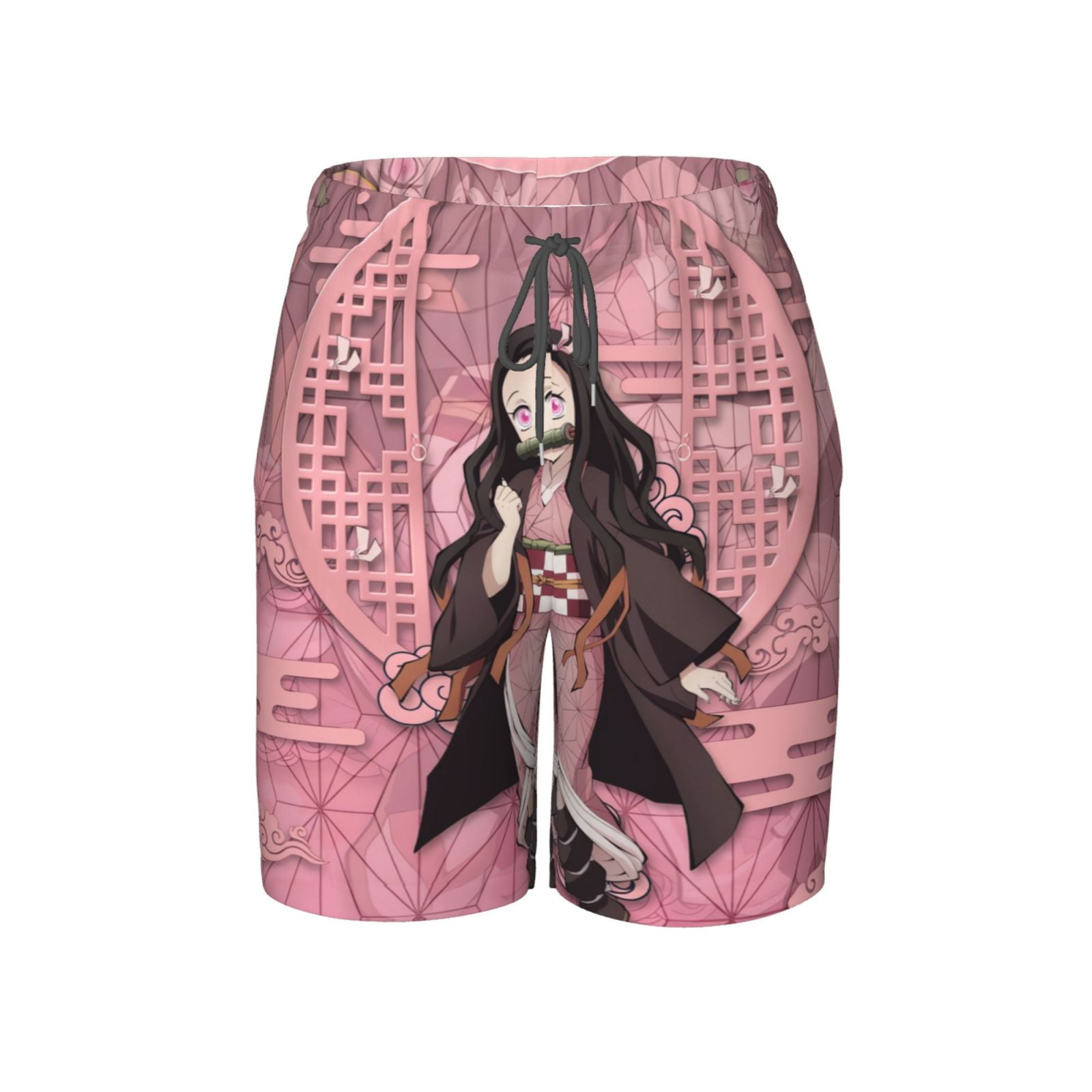 Demon Slayer Nezuko Boy'S Swim Trunks Quick Dry Board Shorts Kids Beach ...