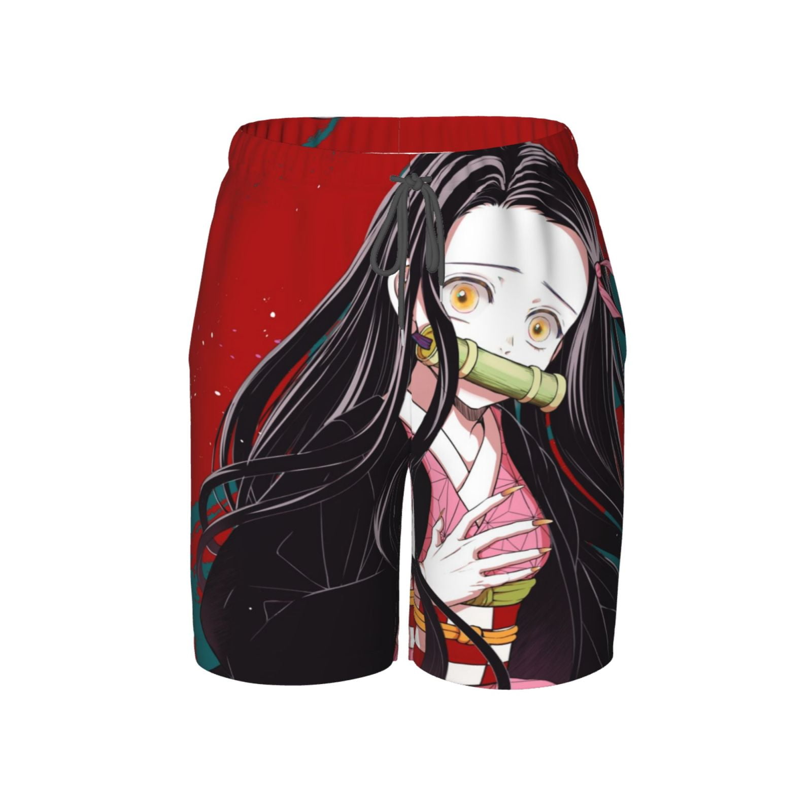 Demon Slayer Nezuko Boy'S Swim Trunks Quick Dry Board Shorts Kids Beach ...