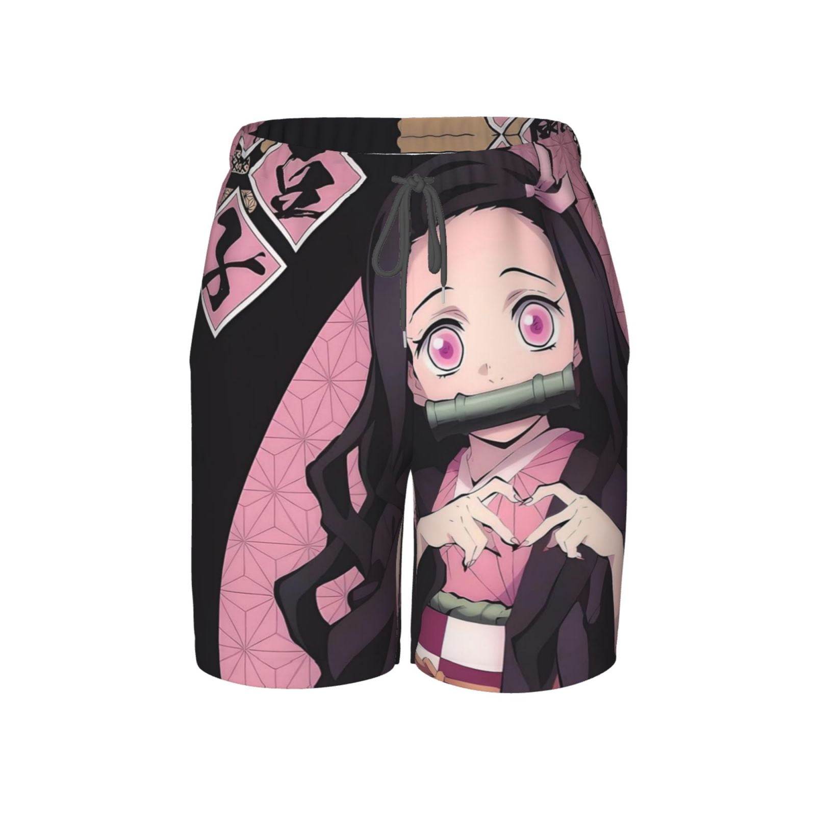 Demon Slayer Nezuko Boy'S Swim Trunks Quick Dry Board Shorts Kids Beach ...