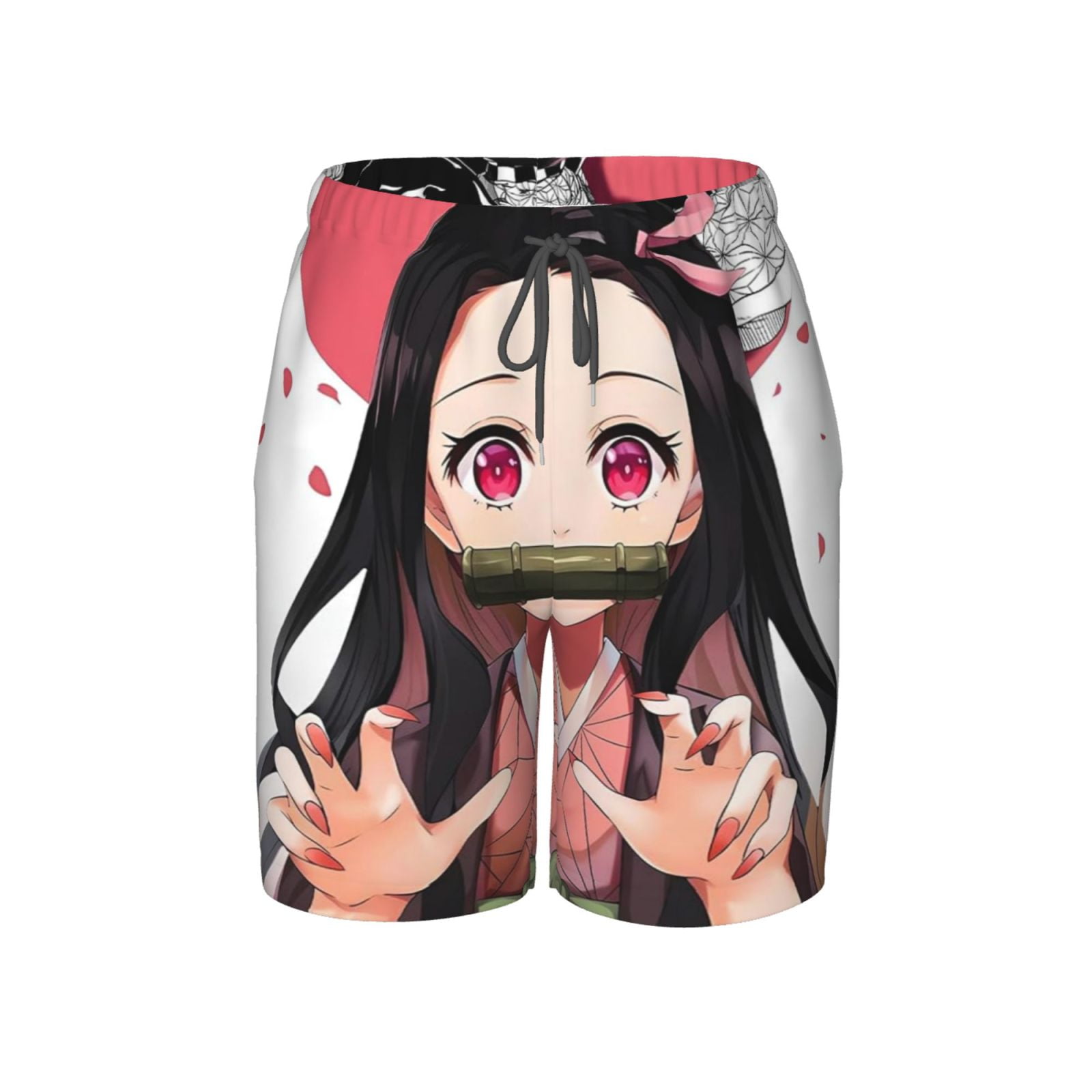 Demon Slayer Nezuko Boy'S Swim Trunks Quick Dry Board Shorts Kids Beach ...