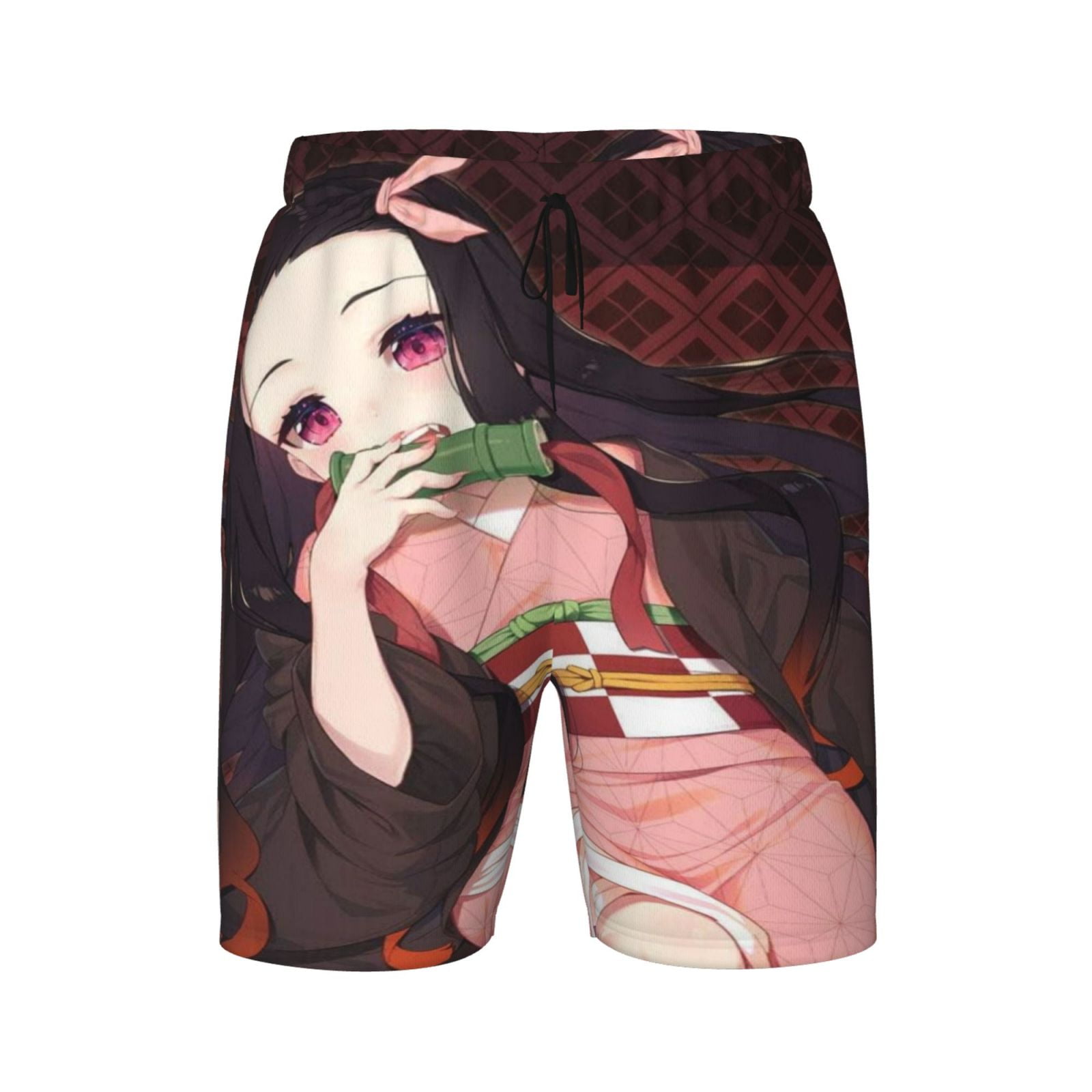 Demon Slayer Nezuko Boy'S Swim Trunks Quick Dry Board Shorts Kids Beach ...