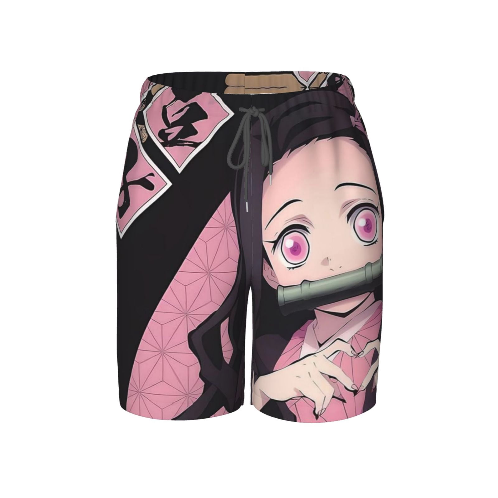 Demon Slayer Nezuko Boy'S Swim Trunks Quick Dry Board Shorts Kids Beach ...