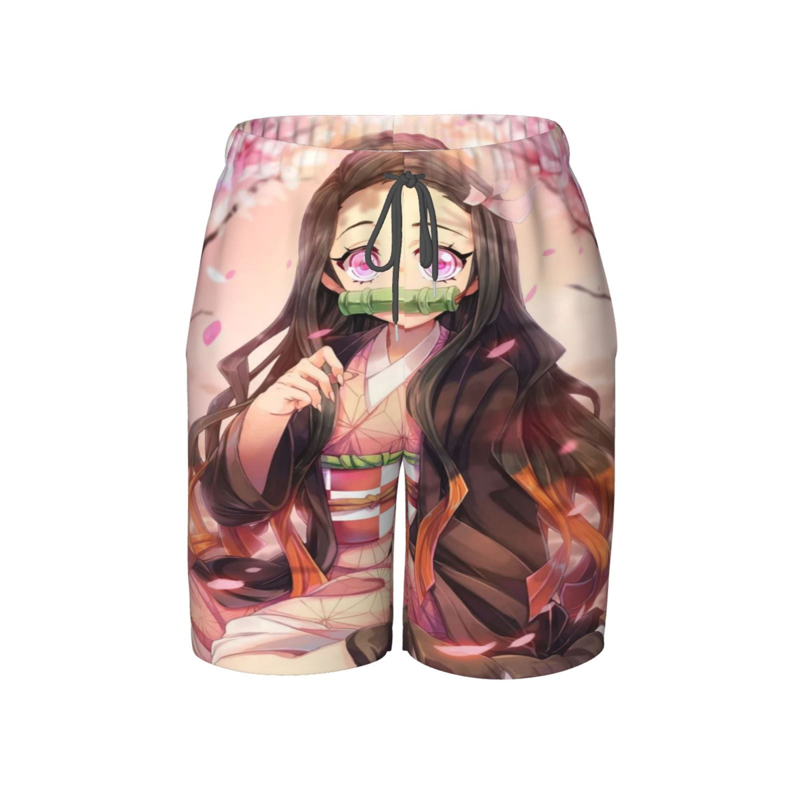 Demon Slayer Nezuko Boy's Swim Trunks Quick Dry Board Shorts Kids Beach ...