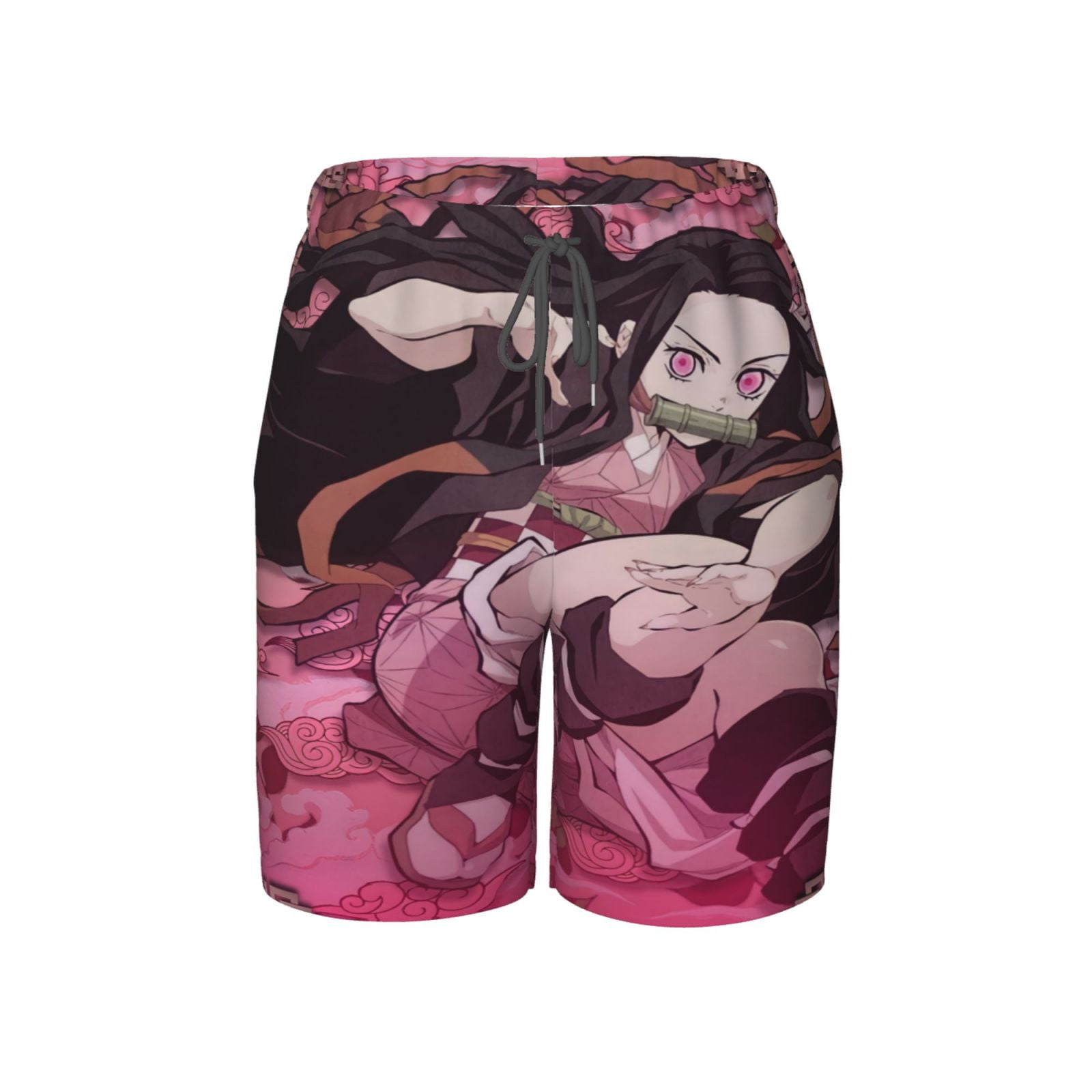 Demon Slayer Nezuko Boy's Swim Trunks Quick Dry Board Shorts Kids Beach ...