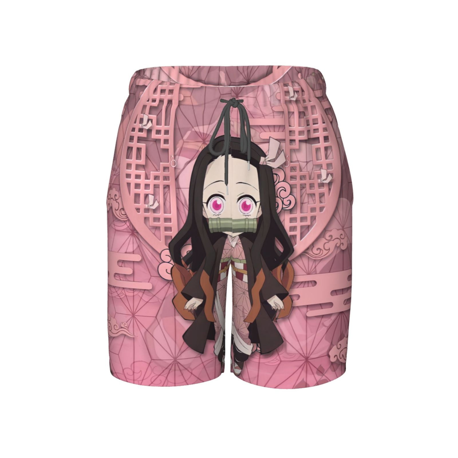 Demon Slayer Nezuko Boys Swim Trunks Quick Dry Boards Shorts For Kids ...