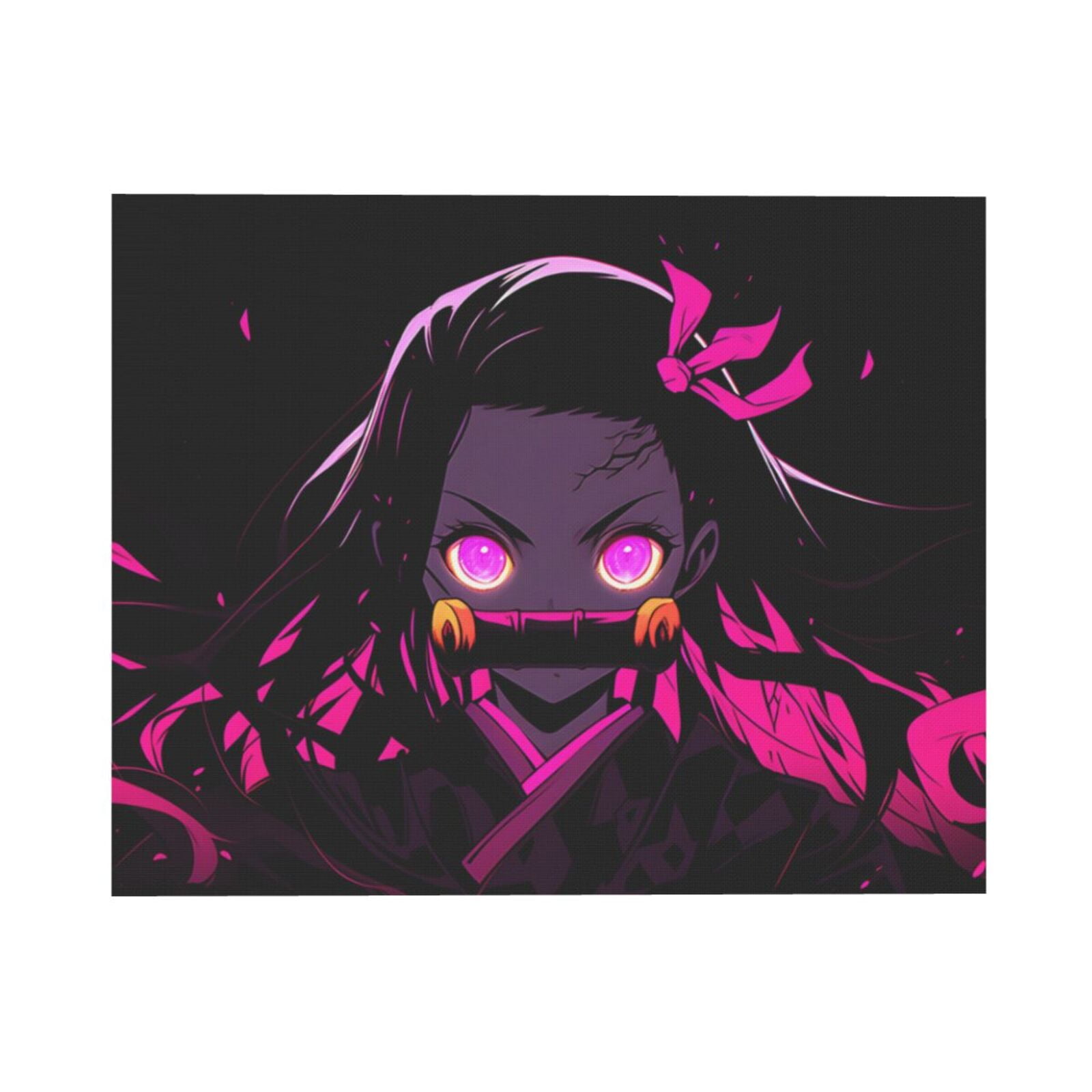 Demon Slayer Nezuko Canvas Decorative Poster Art Picture Painting Gift ...