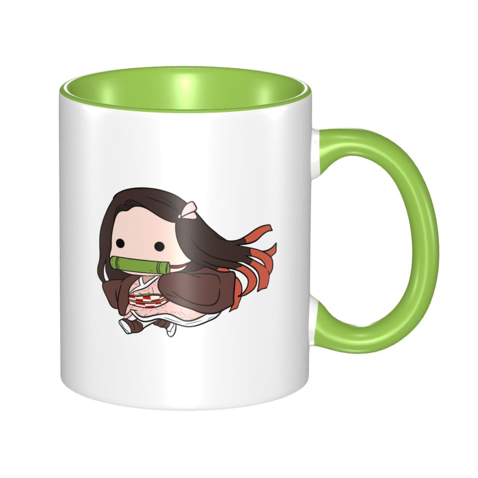 Demon Slayer Nezuko Ceramic Coffee Mug, 11 OZ Ceramic Coffee Mugs ...