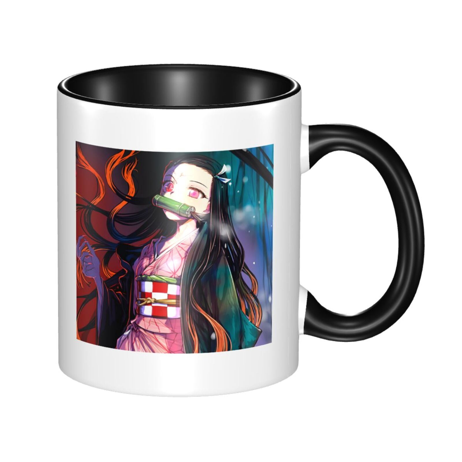 Demon Slayer Nezuko Ceramic Coffee Mug, 11 OZ Ceramic Coffee Mugs ...