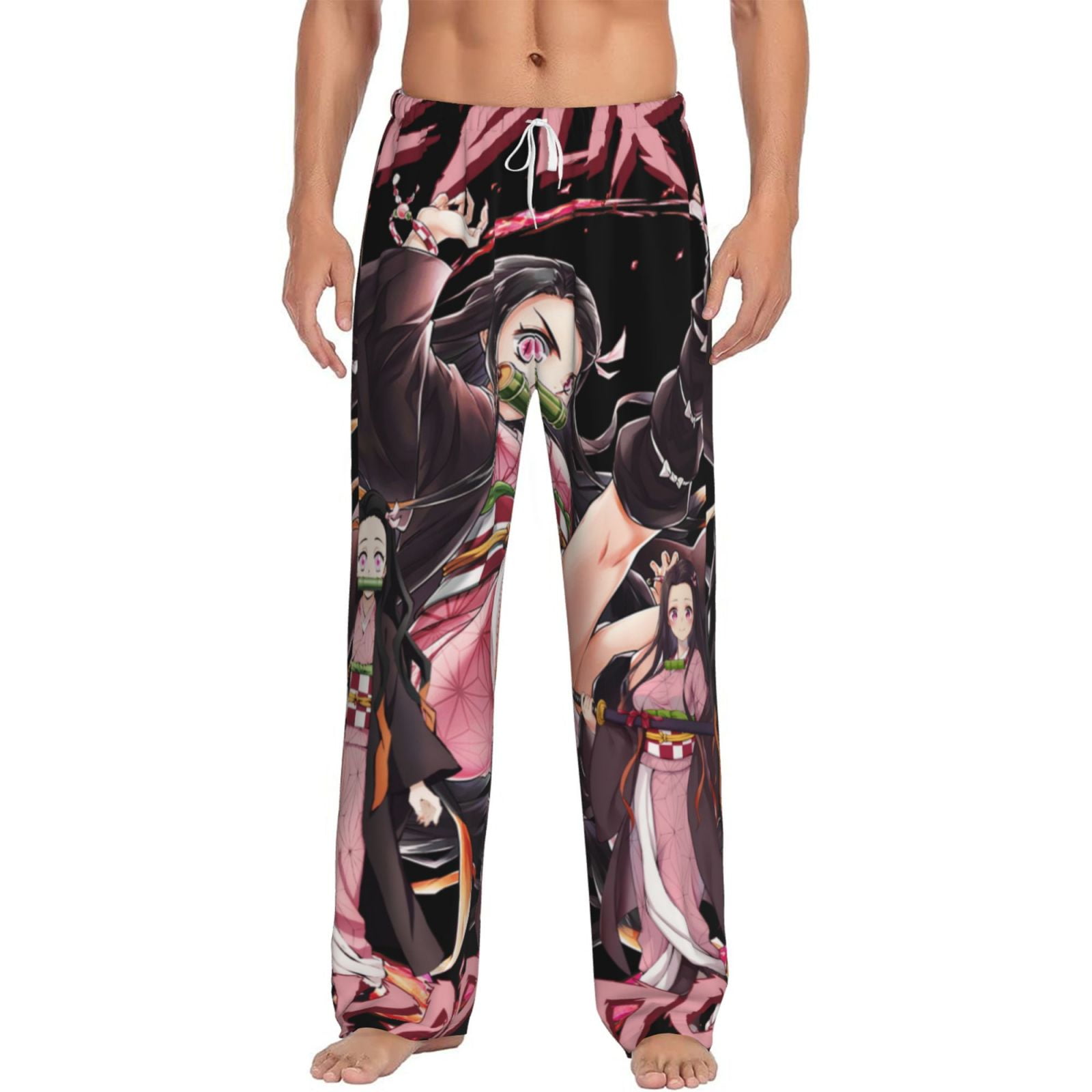 Demon Slayer Nezuko Character Men's Pajama Pants Fashion Cozy Daily ...