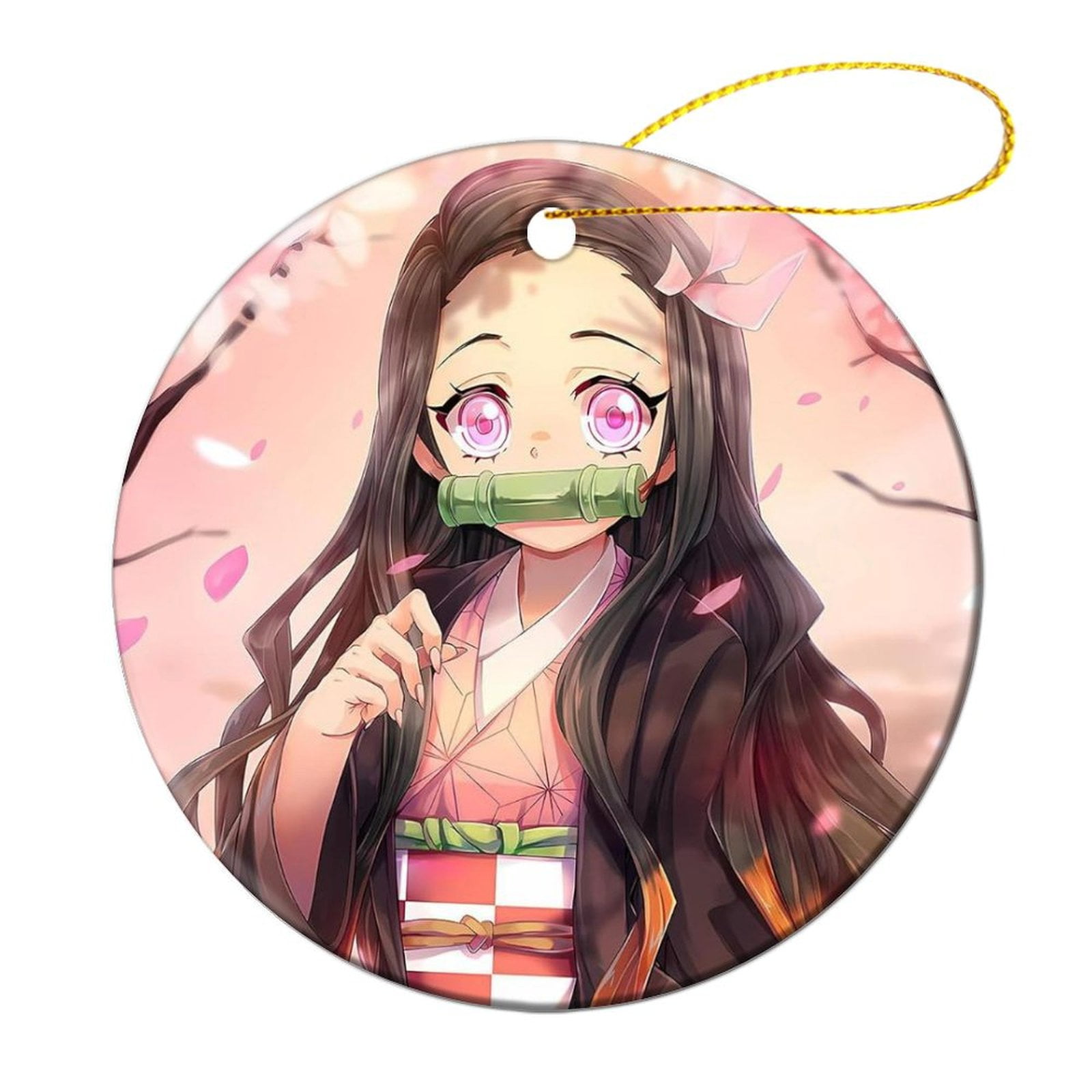 Demon Slayer Nezuko Christmas Ornament, Christmas Decoration, Holiday ...