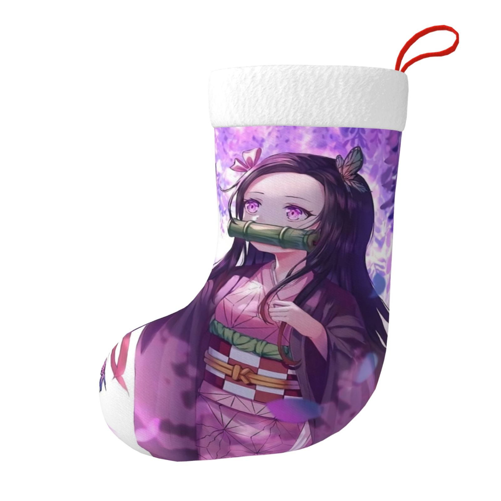 Demon Slayer Nezuko Christmas Stockings 18 Inch Xmas Gifts Fireplace ...
