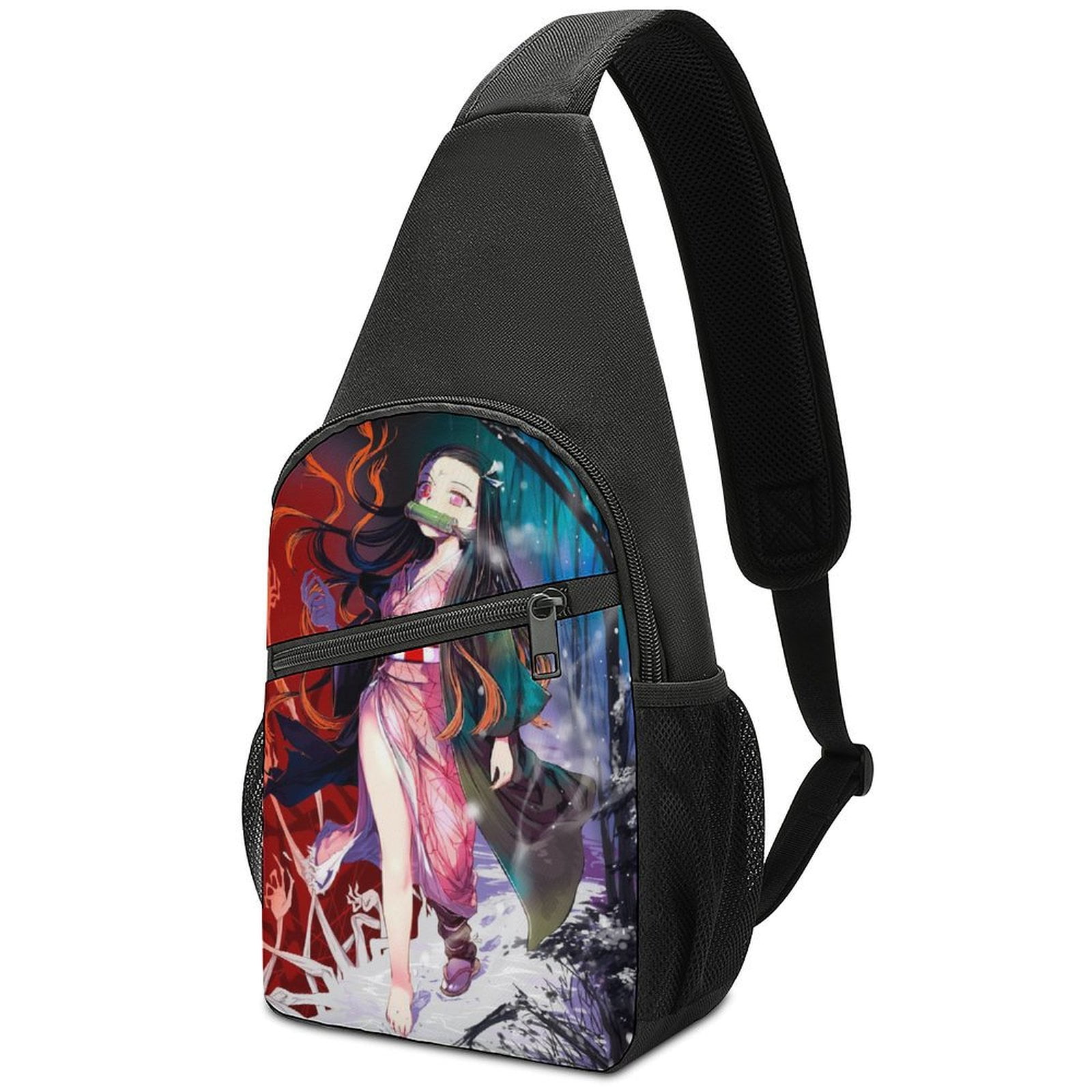 Demon Slayer Nezuko Crossbody Bags for Women Trendy, Sling Bag for Men ...