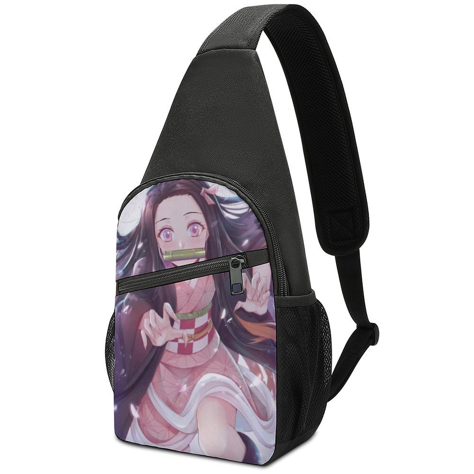 Demon Slayer Nezuko Crossbody Bags for Women Trendy, Sling Bag for Men ...