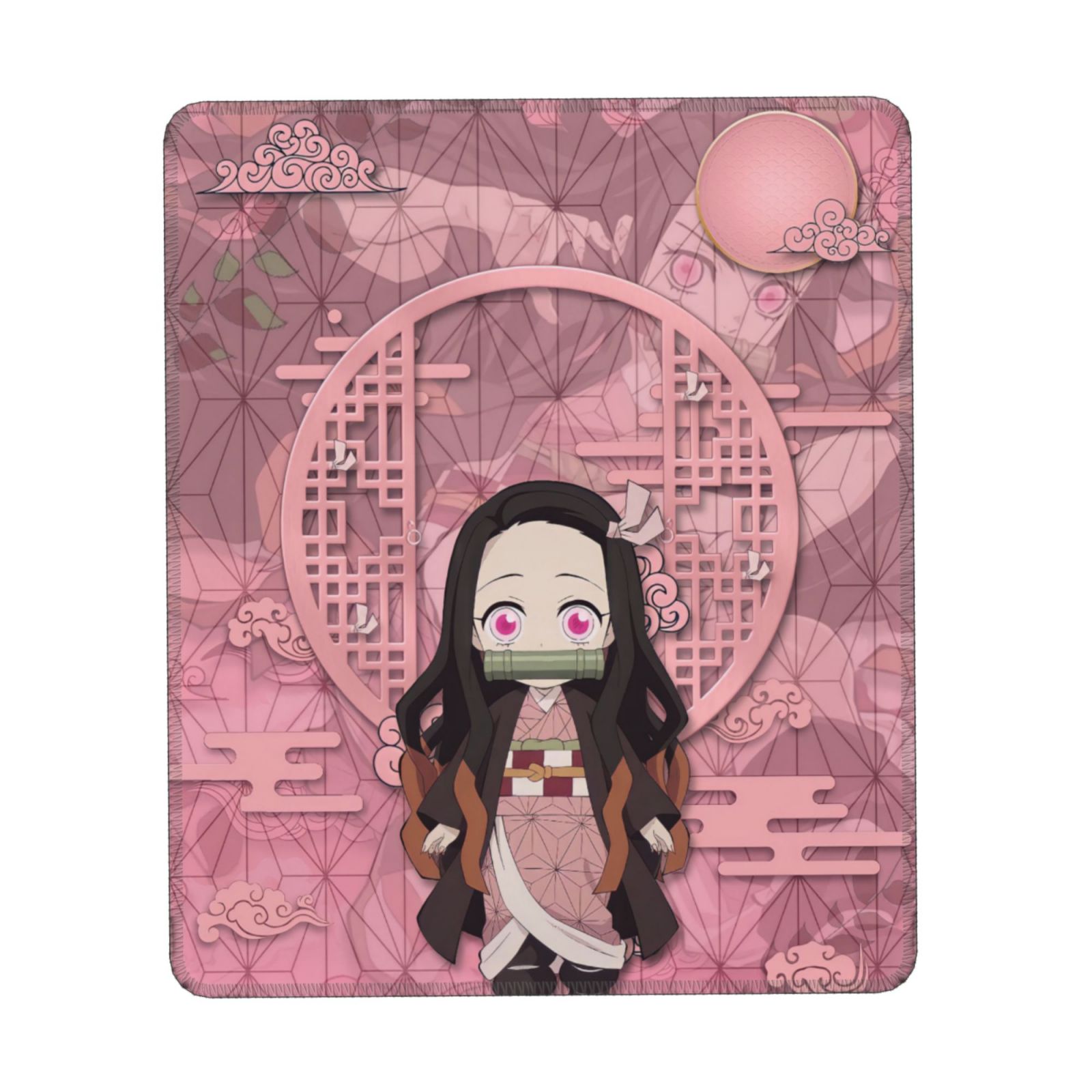 Demon Slayer Nezuko Desk Mat, Gaming Mouse Pad Mat with Non-Slip Base ...