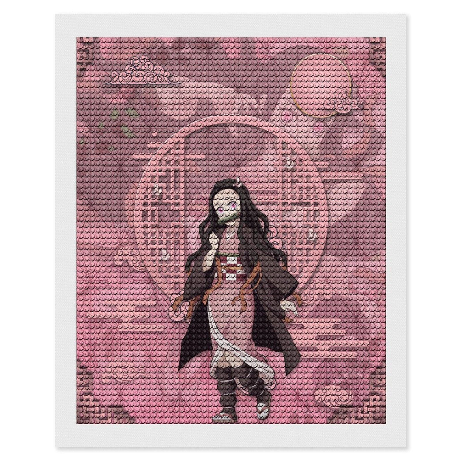 Demon Slayer Nezuko Diamond Art Kits for Adults 5D Diamond Art Kit ...