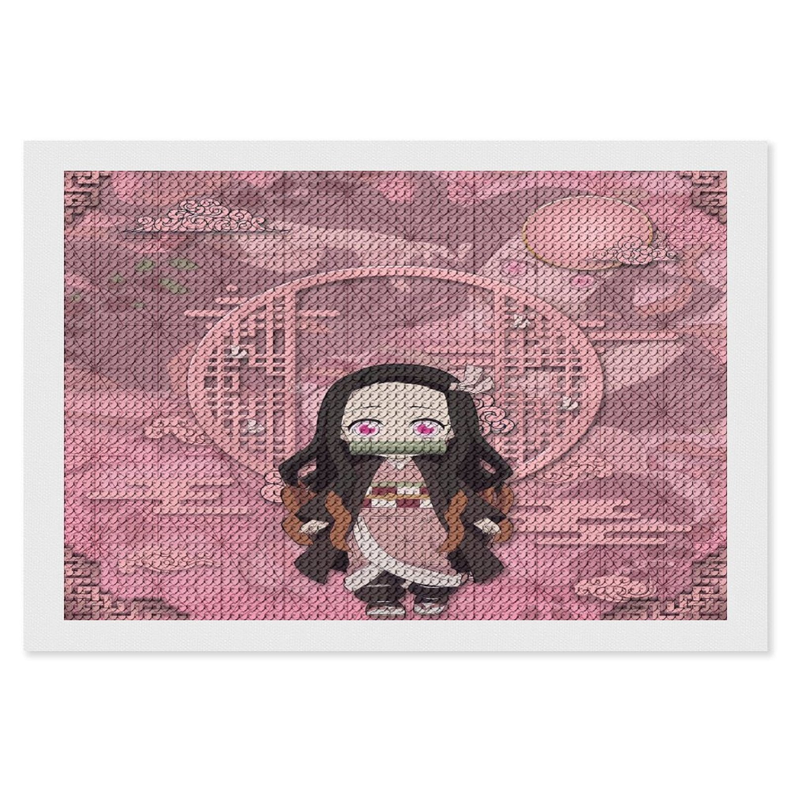 Demon Slayer Nezuko Diamond Art Kits for Adults 5D Diamond Art Kit ...