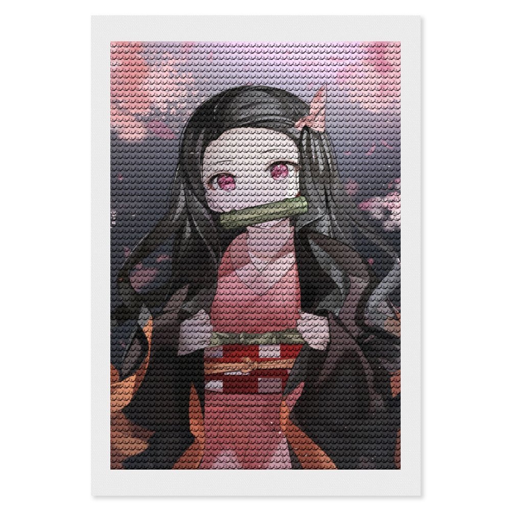 Demon Slayer Nezuko Diamond Art Kits for Adults - 5D Diamond Art Kits ...