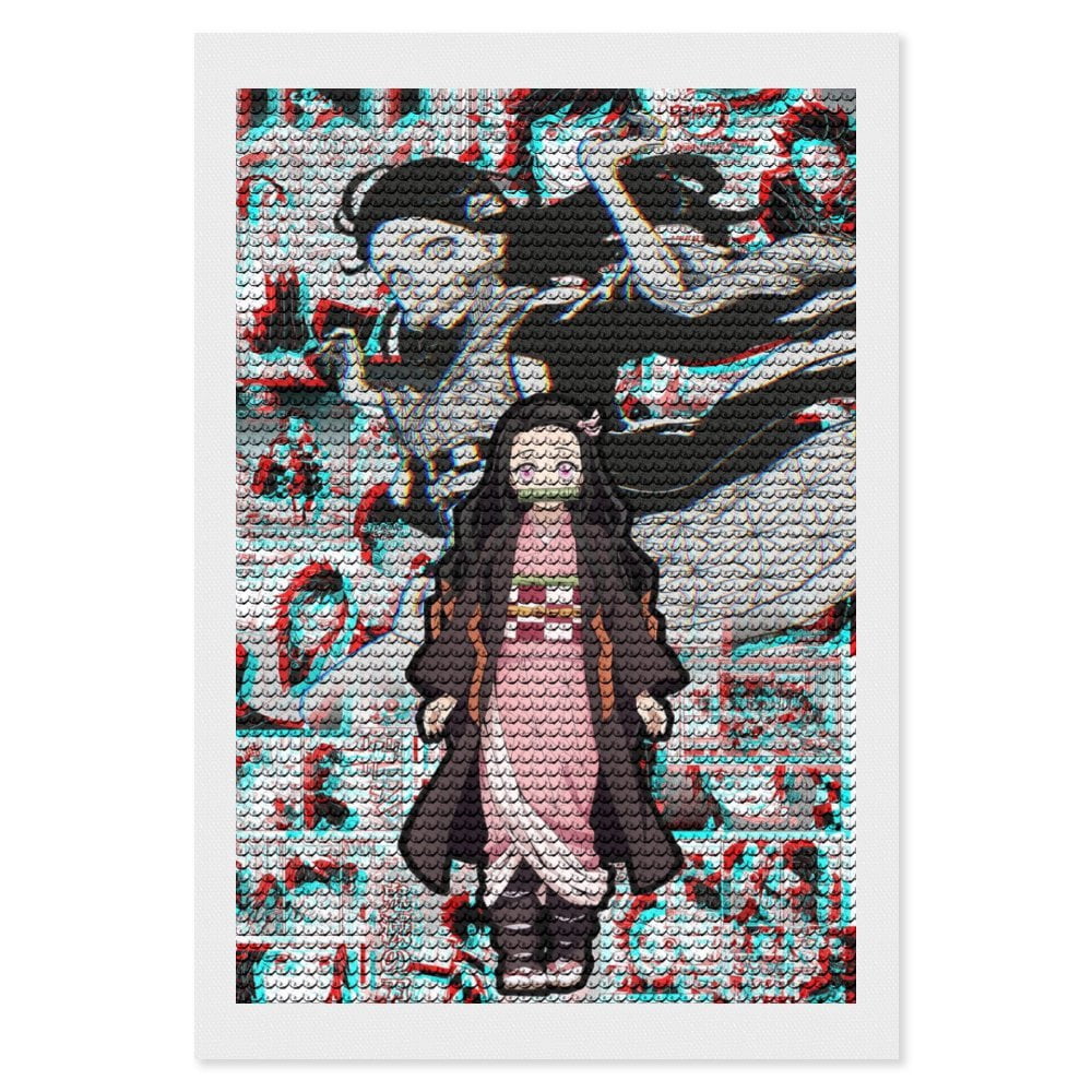 Demon Slayer Nezuko Diamond Art Kits for Adults - 5D Diamond Art Kits ...