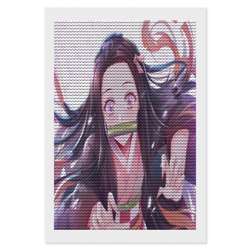Demon Slayer Nezuko Diamond Art Kits for Adults - 5D Diamond Art Kits ...
