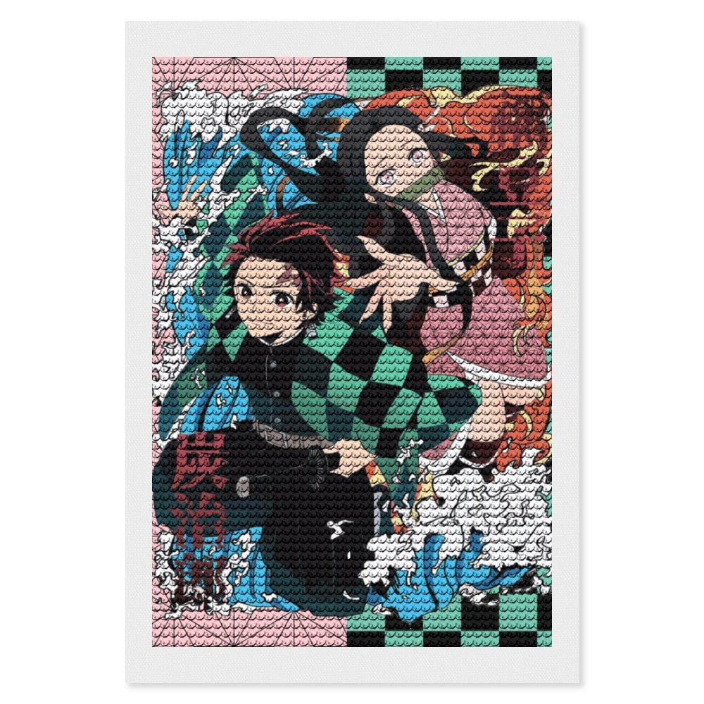 Demon Slayer Nezuko Diamond Art Kits for Adults - 5D Diamond Art Kits ...