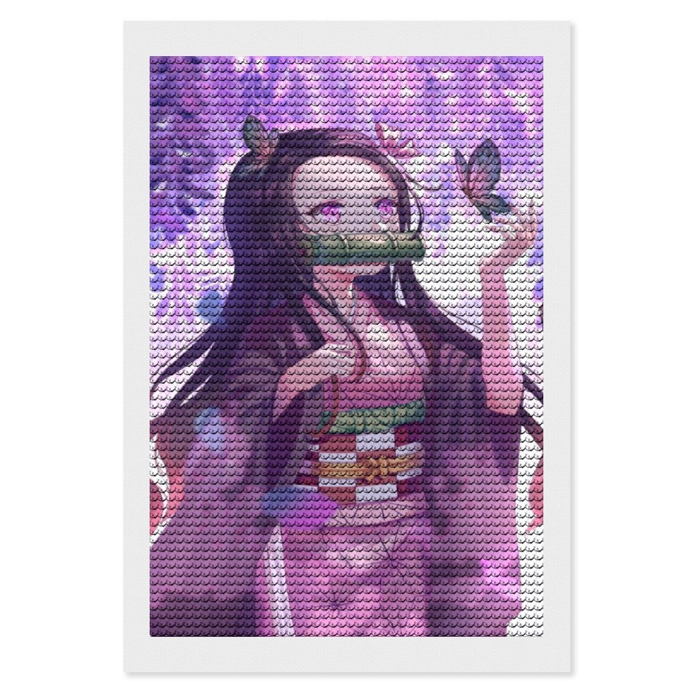 Demon Slayer Nezuko Diamond Art Kits for Adults - 5D Diamond Art Kits ...