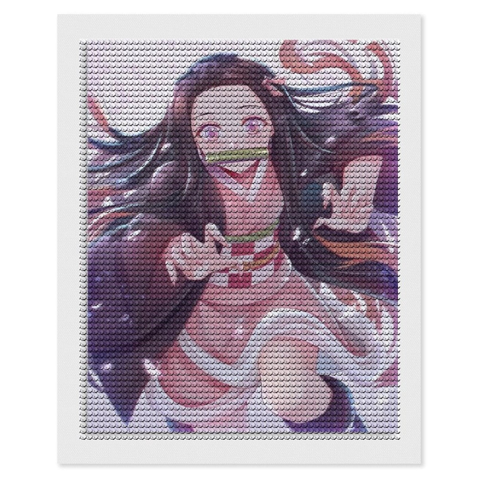 Demon Slayer Nezuko Diamond Art Kits for Adults Diamond Art Gem Art ...