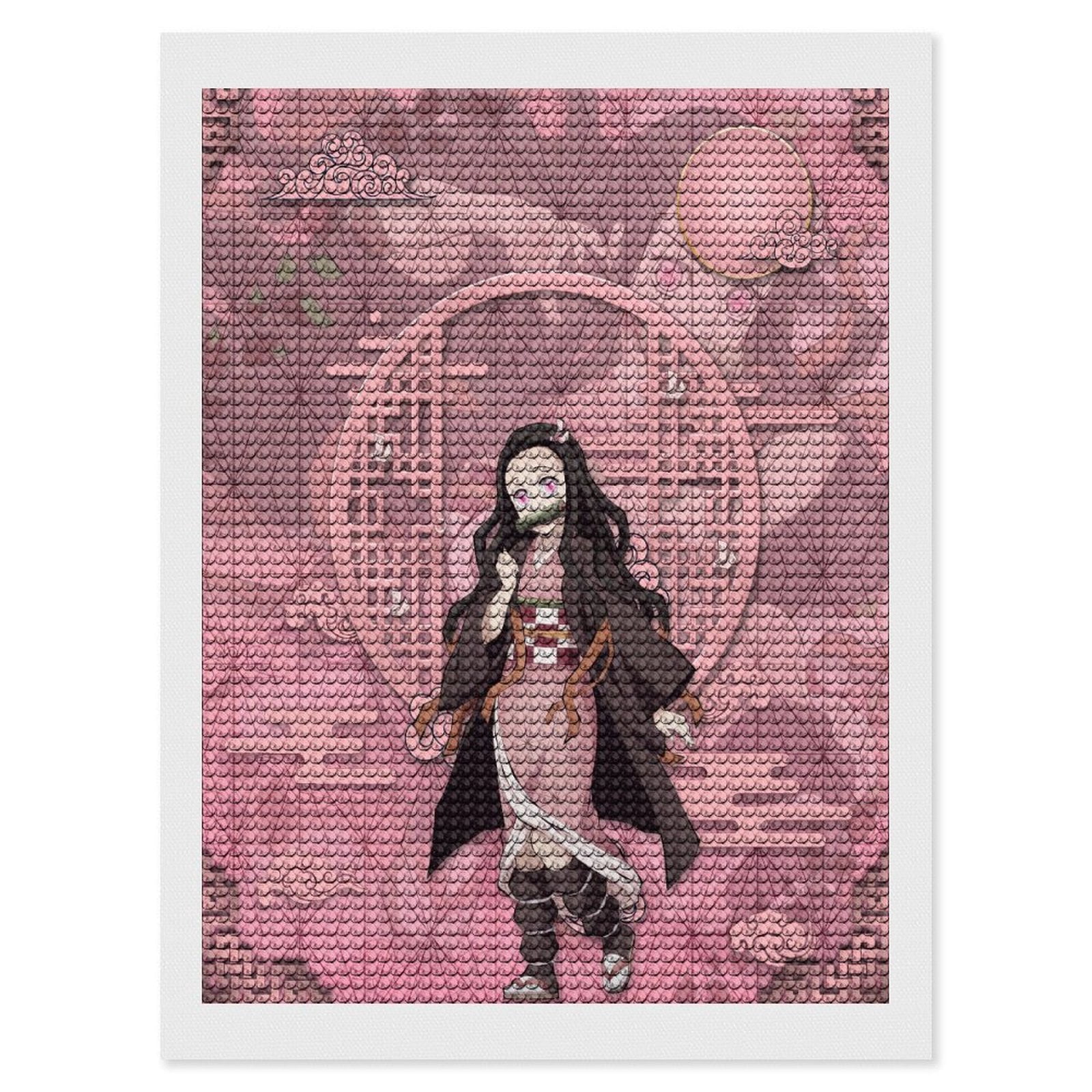 Demon Slayer Nezuko Diamond Art Kits for Adults Diamond Art Gem Art ...