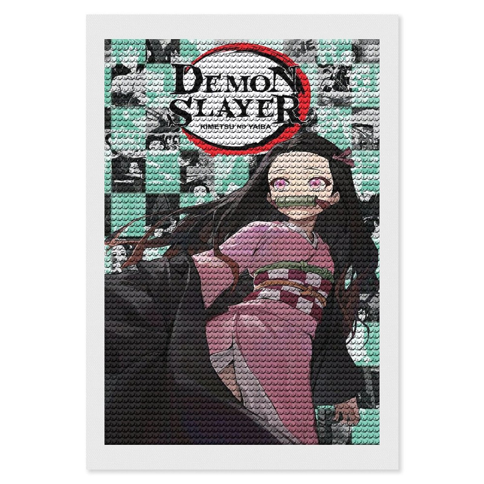 Demon Slayer Nezuko Diamond Art Kits for Adults Diamond Art Gem Art ...