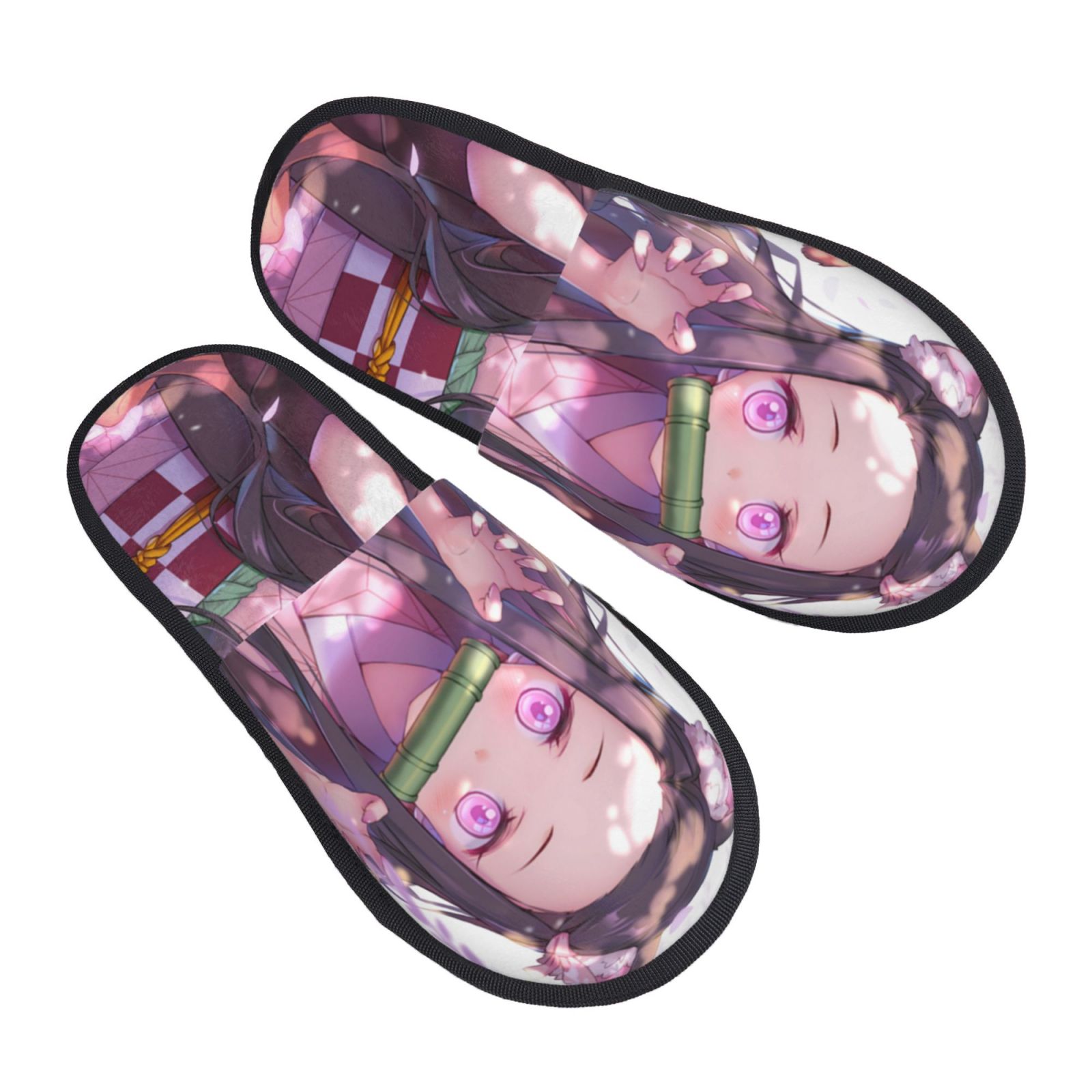 Demon Slayer Nezuko House Slippers For Women Men Indoor Outdoor-Cute ...