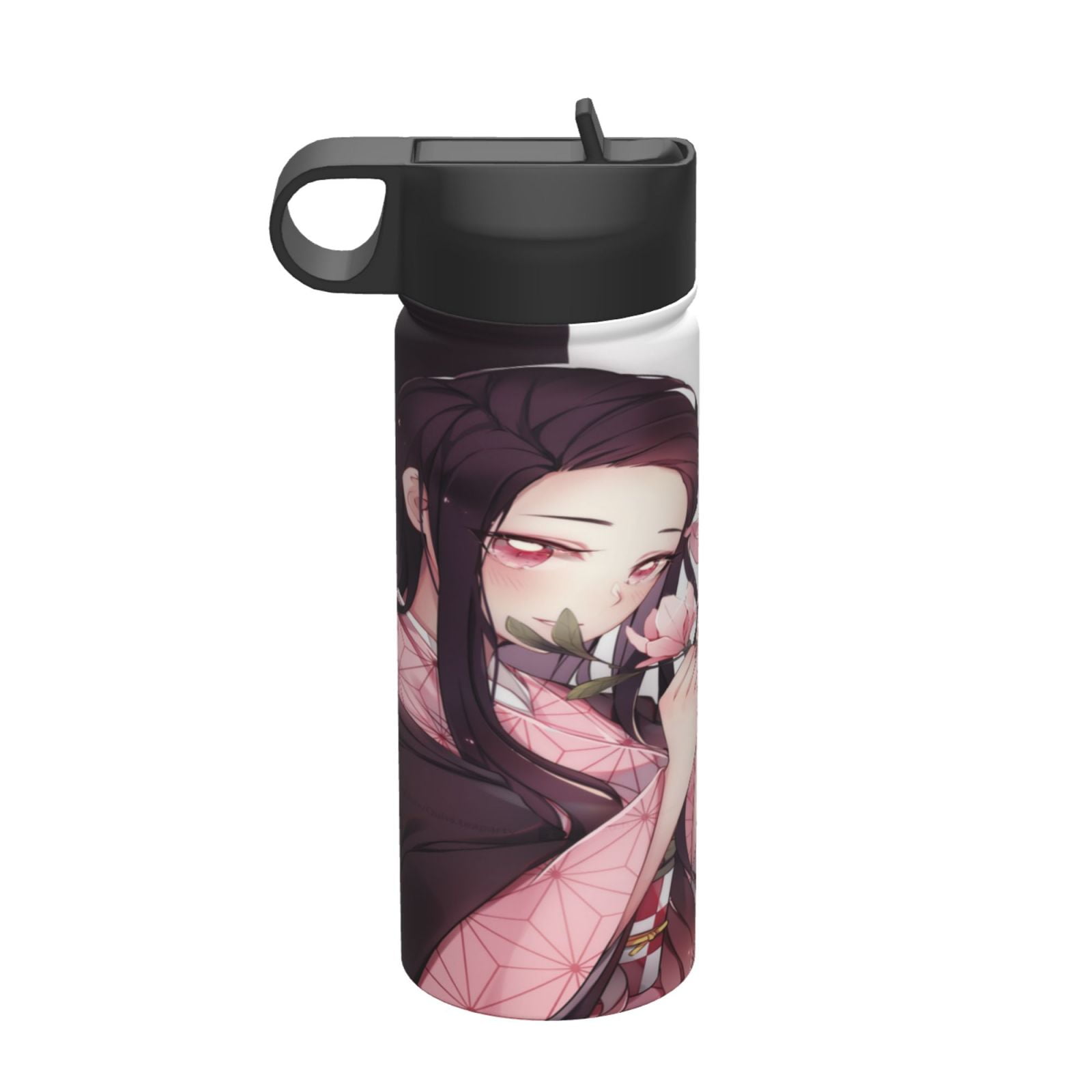 Demon Slayer Nezuko Insulated Stainless Steel Wide Mouth Water Bottle ...