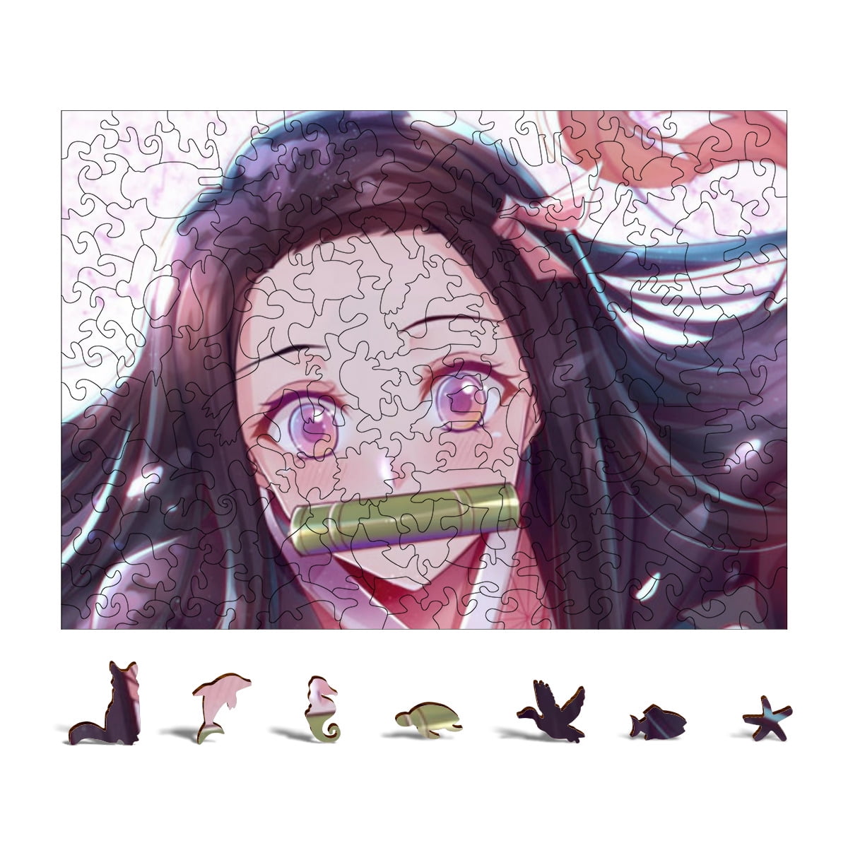 Demon Slayer Nezuko Jigsaw Puzzles for Teens and Adults, for Boys and ...